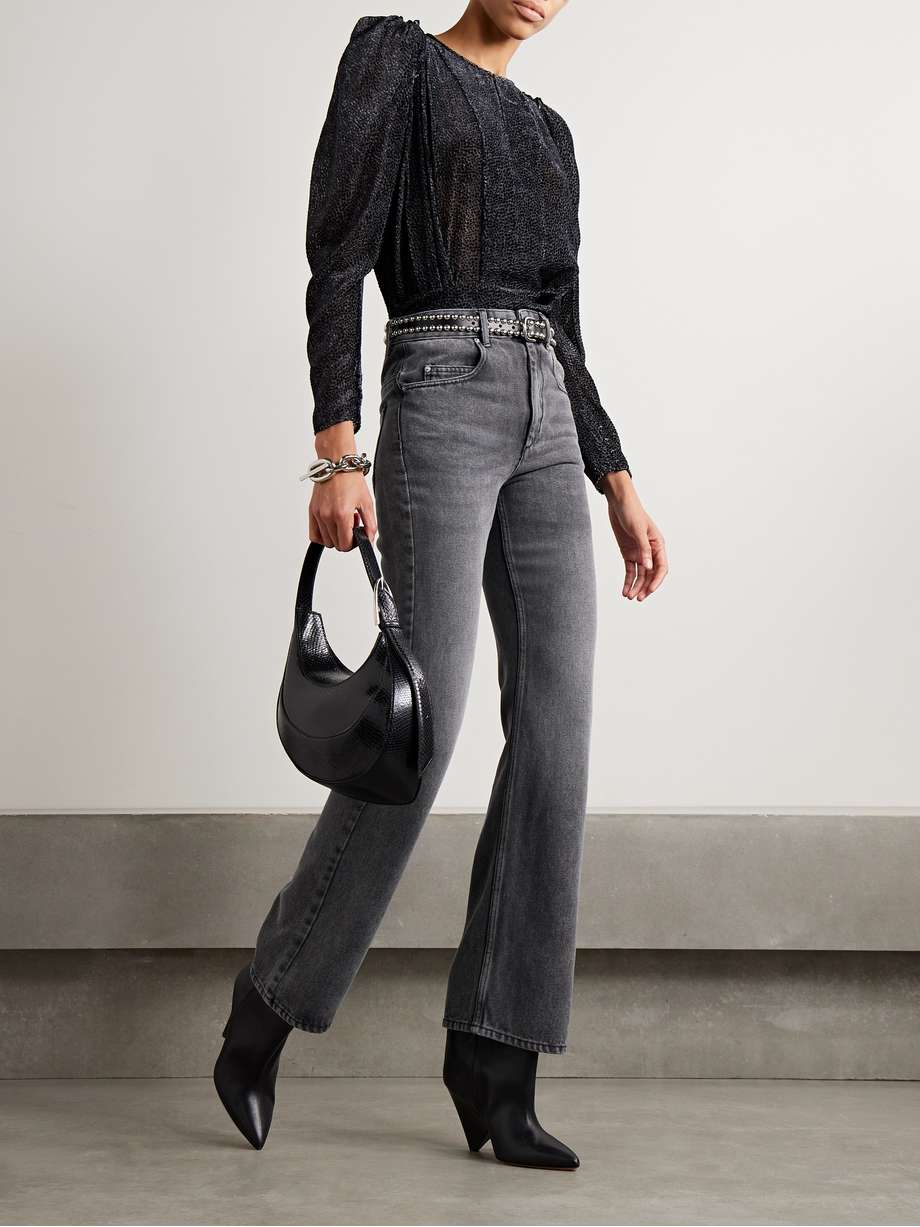 ISABEL MARANT Belvira high-rise straight-leg jeans | NET-A-PORTER