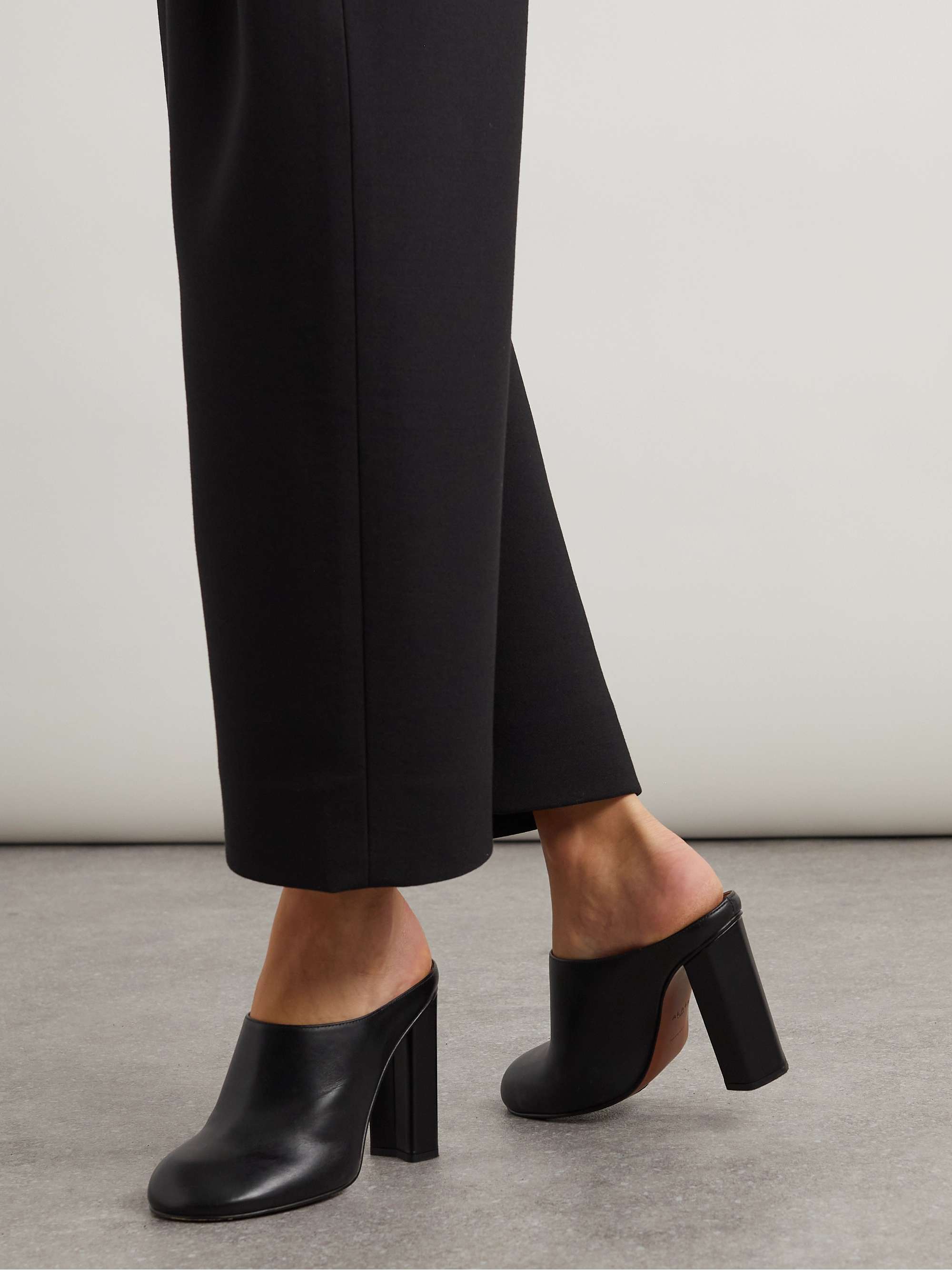 ALAÏA Leather mules | NET-A-PORTER