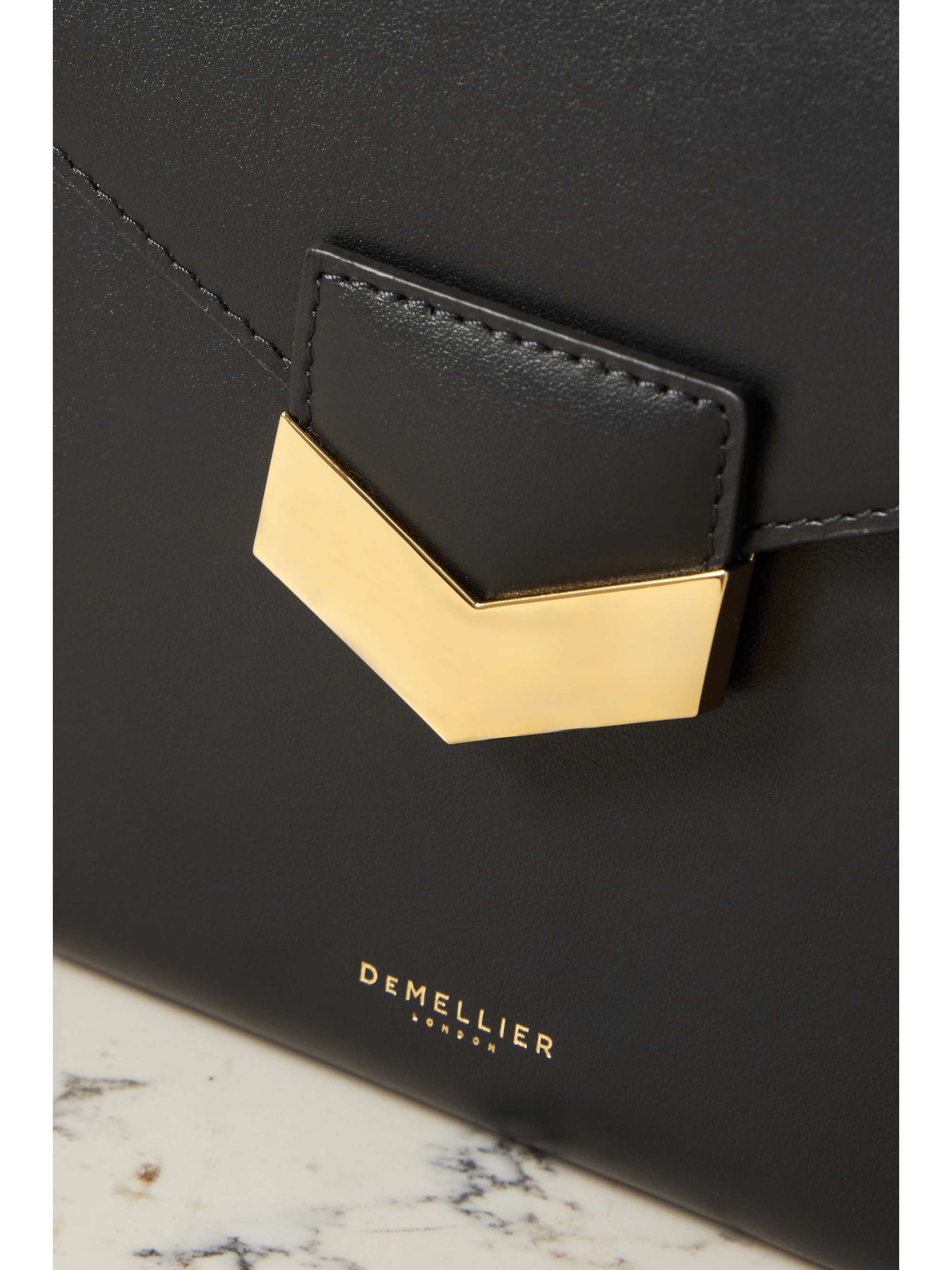 DEMELLIER + NET SUSTAIN London leather shoulder bag | NET-A-PORTER