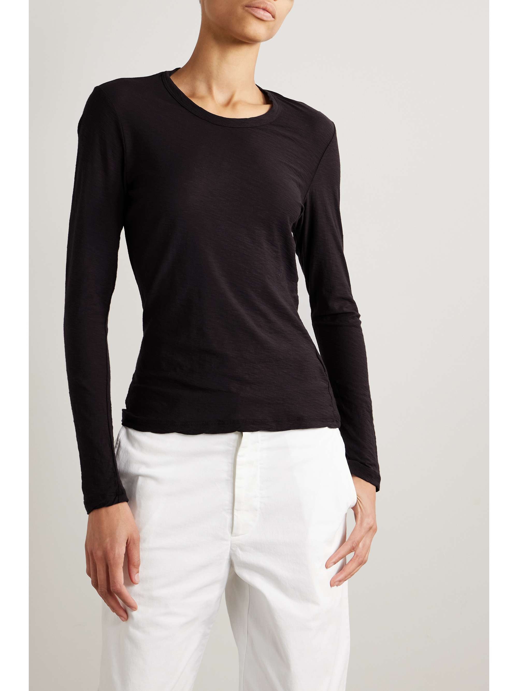 JAMES PERSE Slub cotton-jersey T-shirt | NET-A-PORTER