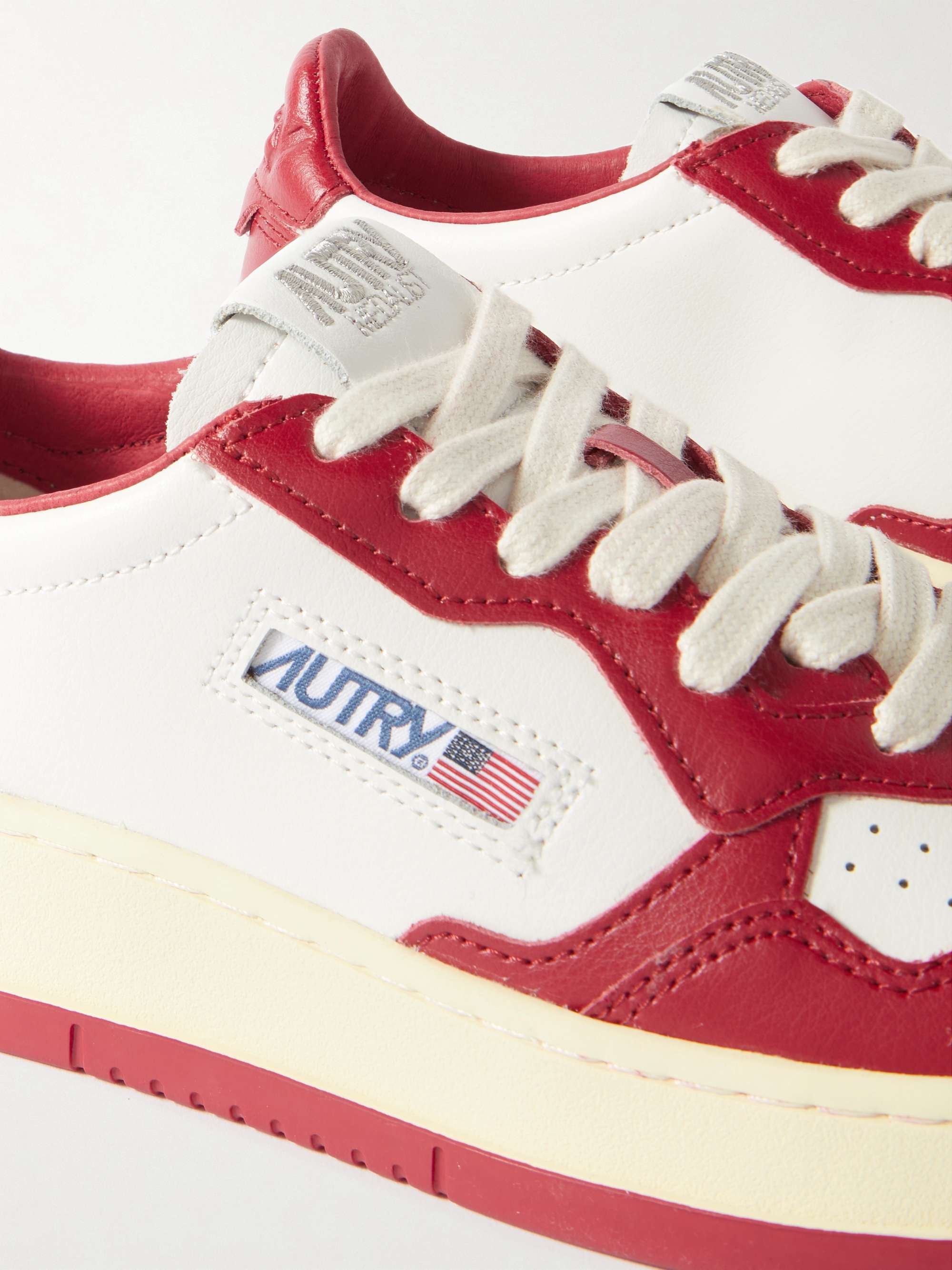 AUTRY Medalist Low leather sneakers | NET-A-PORTER