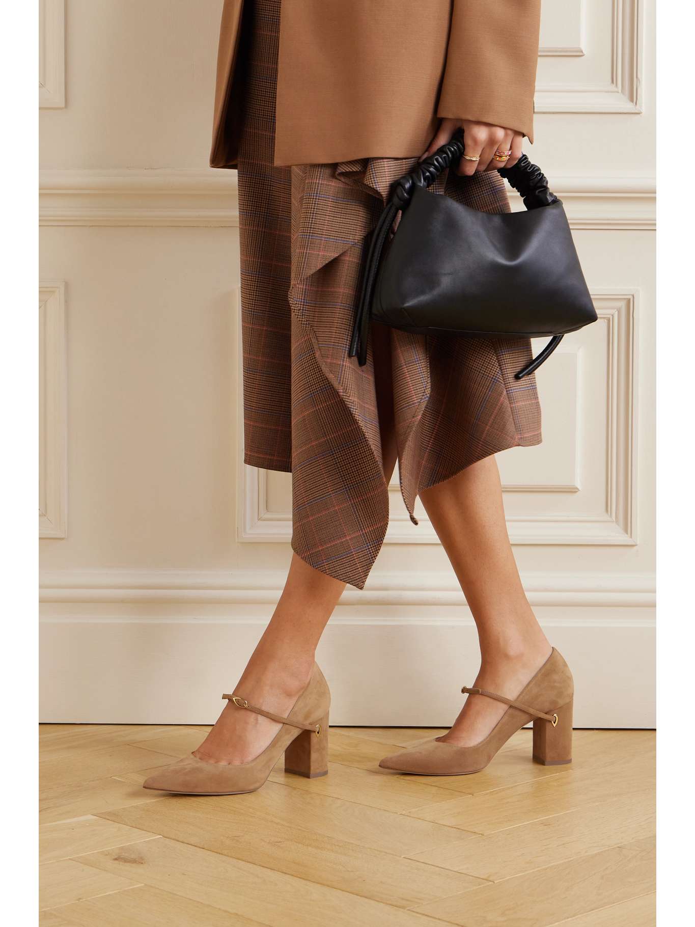 Lore 85 suede pumps JENNIFER CHAMANDI pour femme | NET-A-PORTER