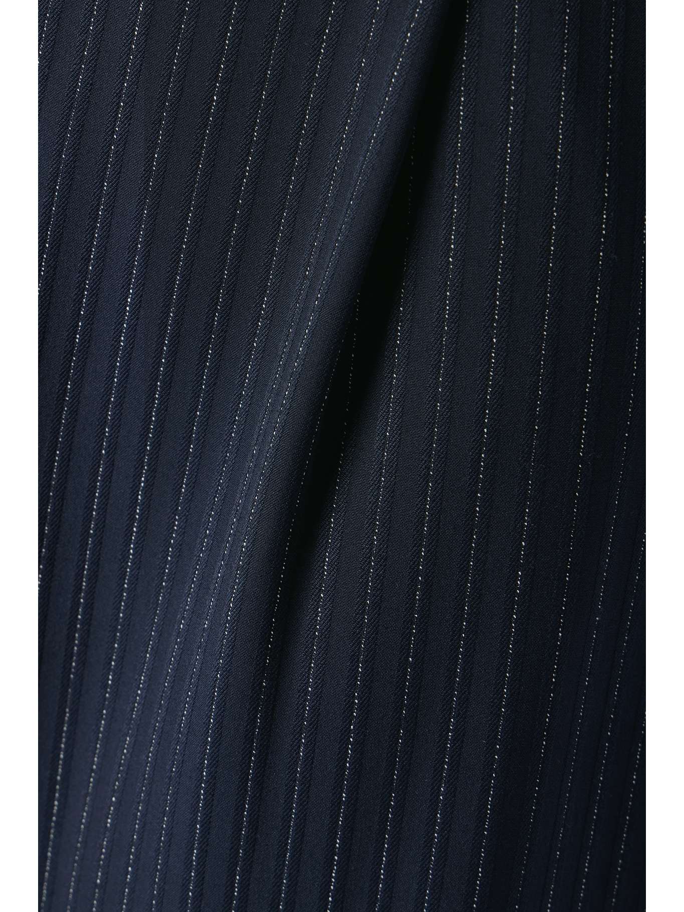 VERONICA BEARD Heyser pleated metallic pinstriped twill wide-leg pants ...