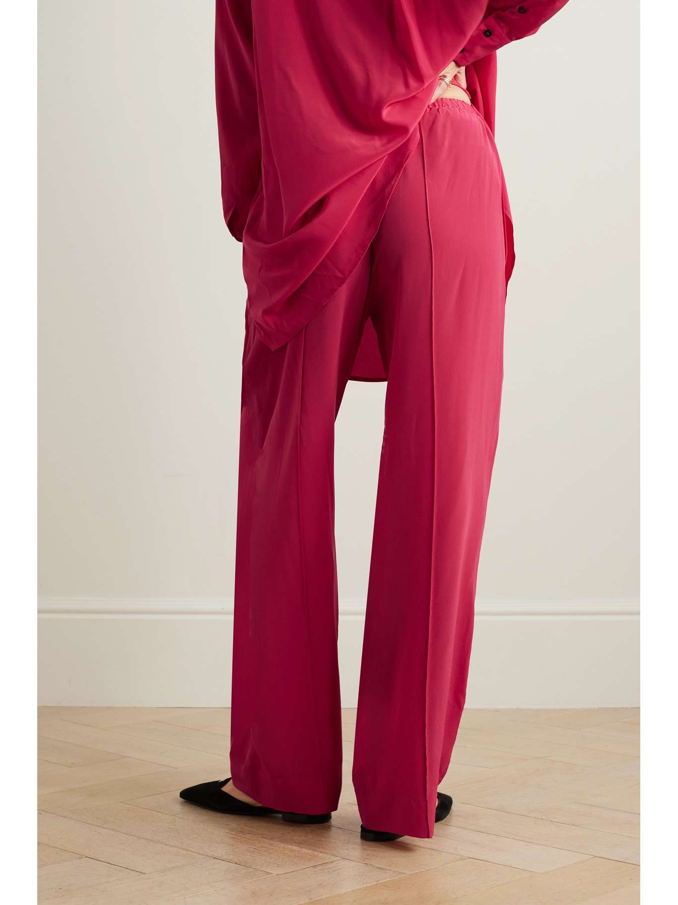 ESSE STUDIOS Classico silk crepe de chine wide-leg pants | NET-A-PORTER