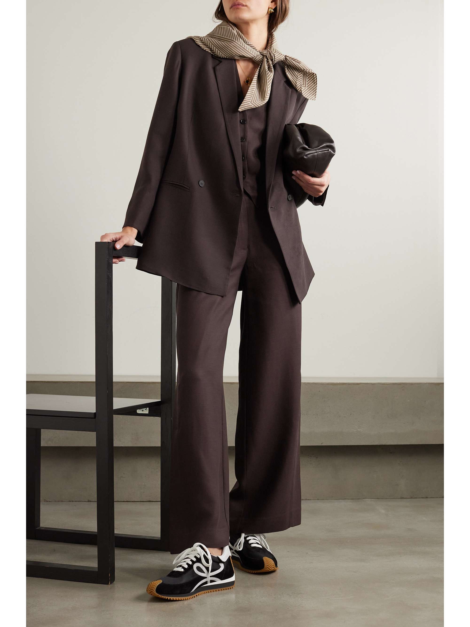 APIECE APART Elsa double-breasted crepe blazer | NET-A-PORTER