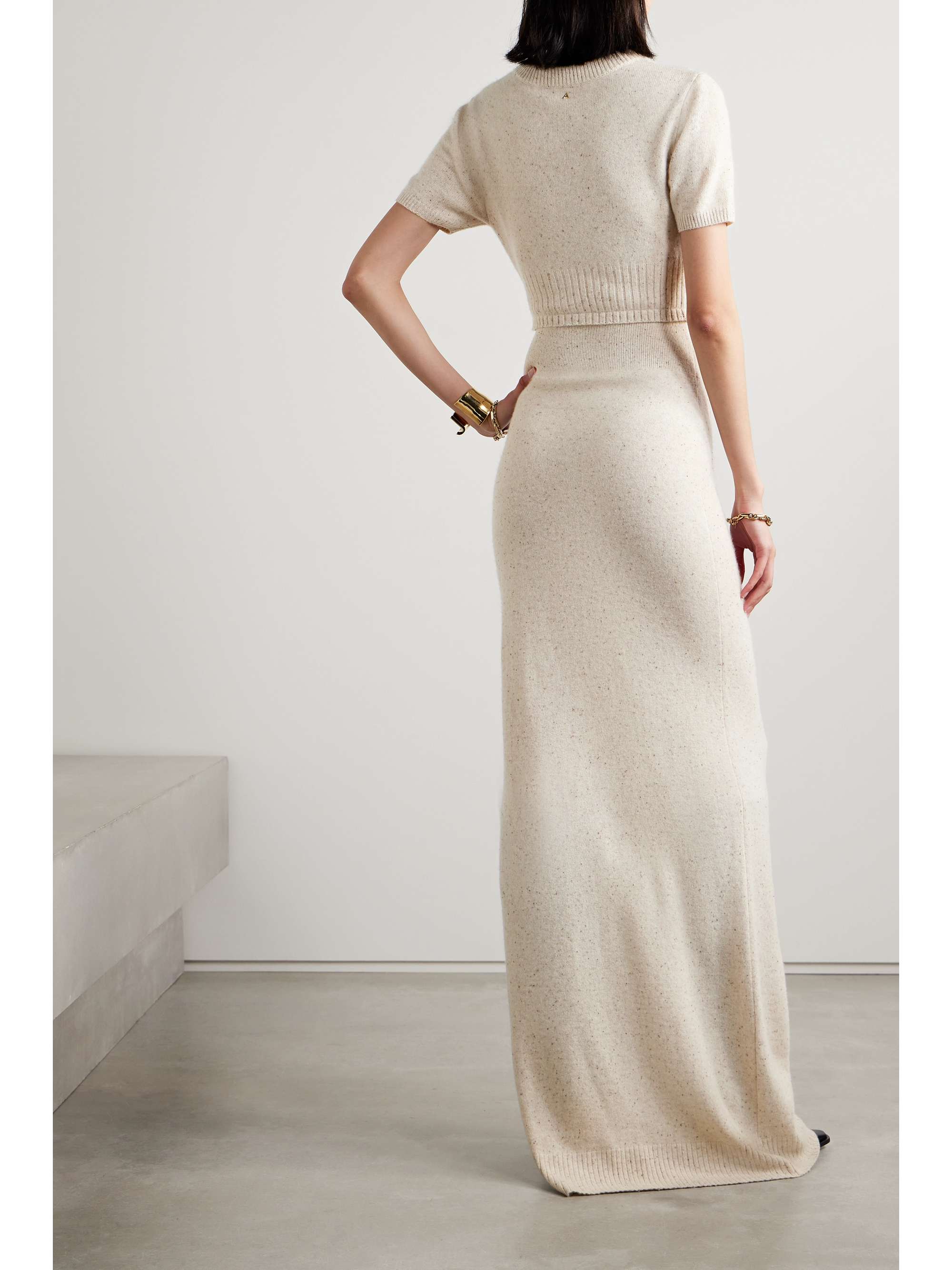 ALTUZARRA Mima cutout cashmere-blend jersey maxi dress | NET-A-PORTER