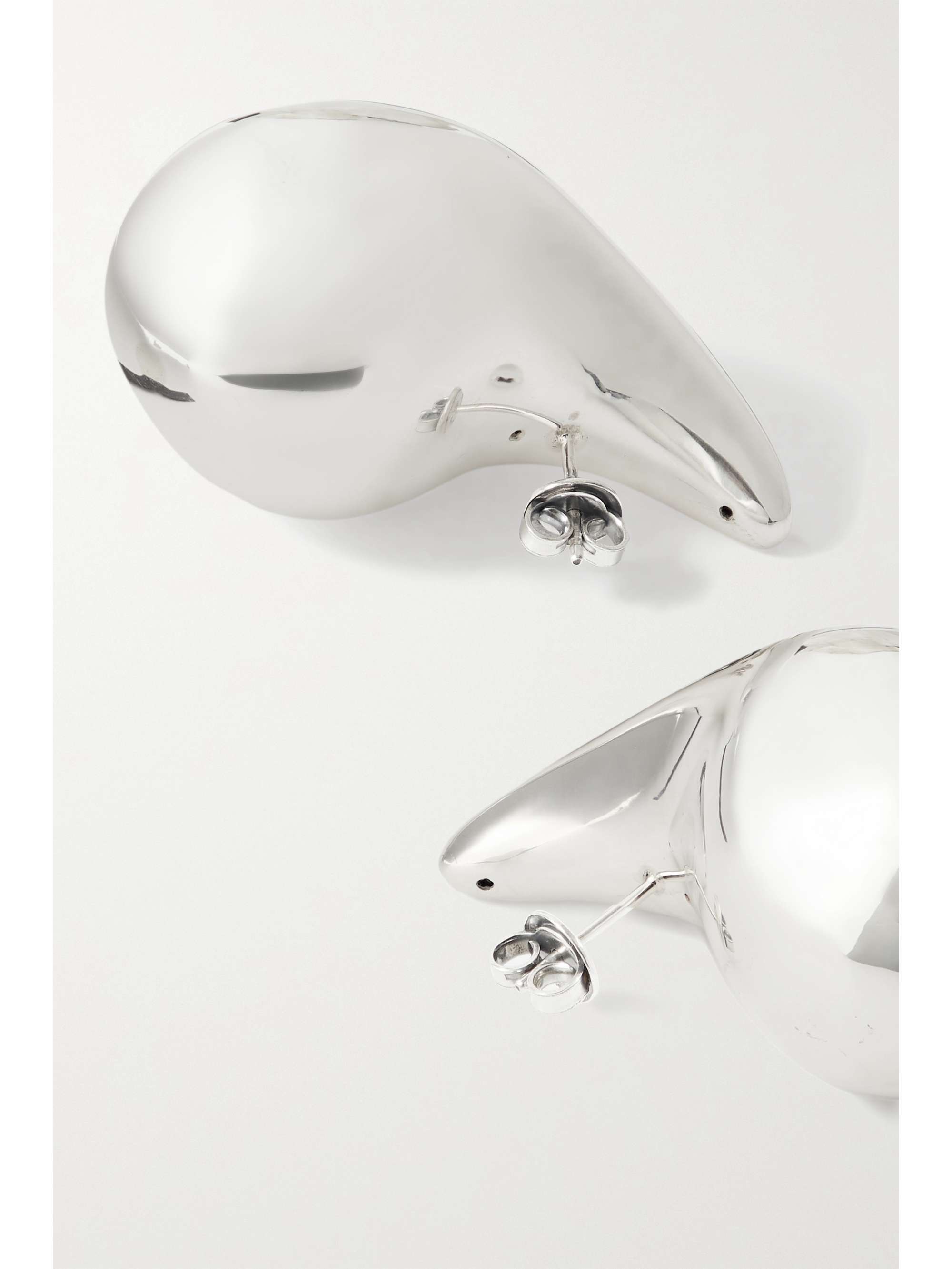 BOTTEGA VENETA Silver-tone earrings | NET-A-PORTER