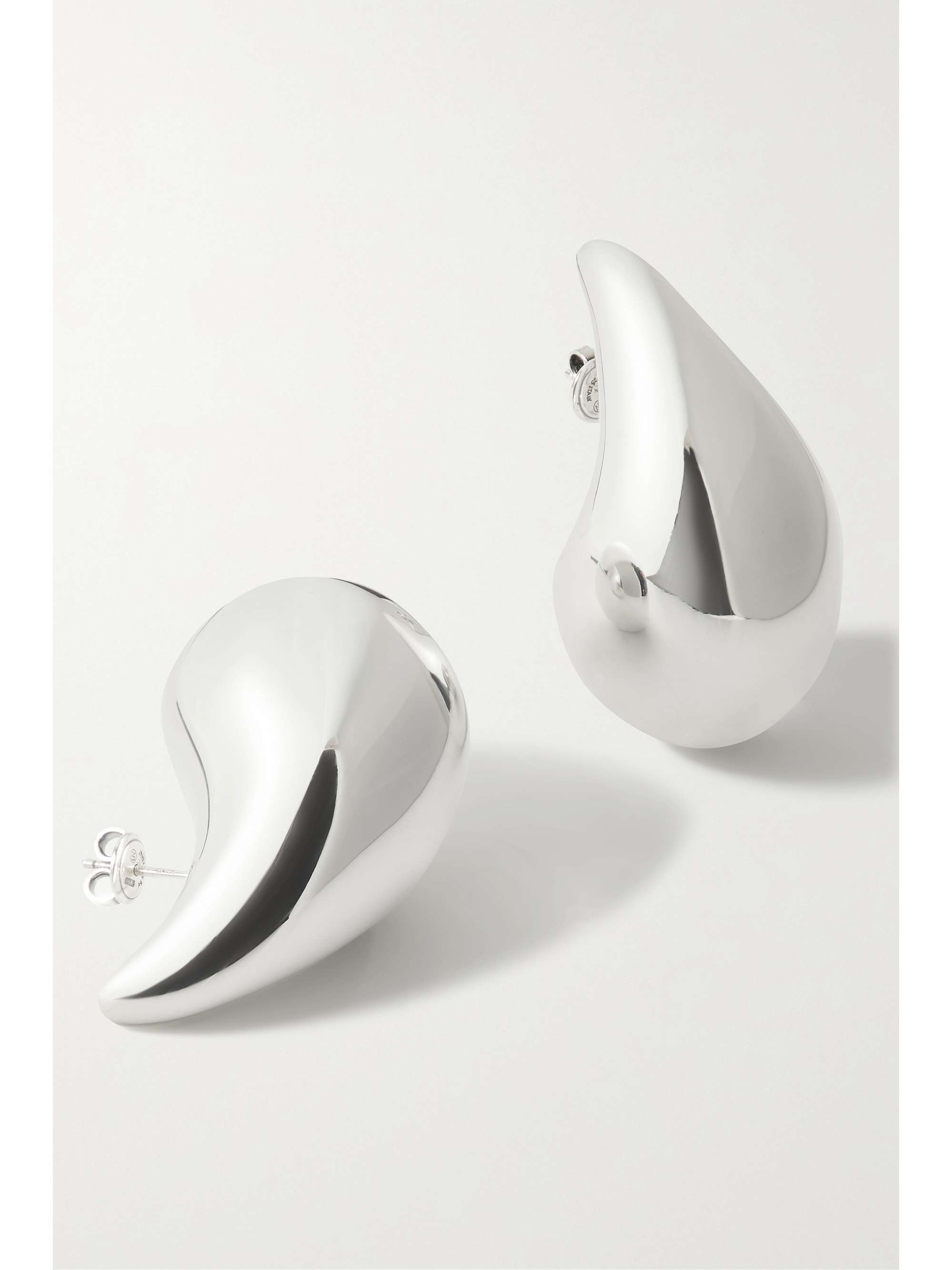 BOTTEGA VENETA Silver-tone earrings | NET-A-PORTER