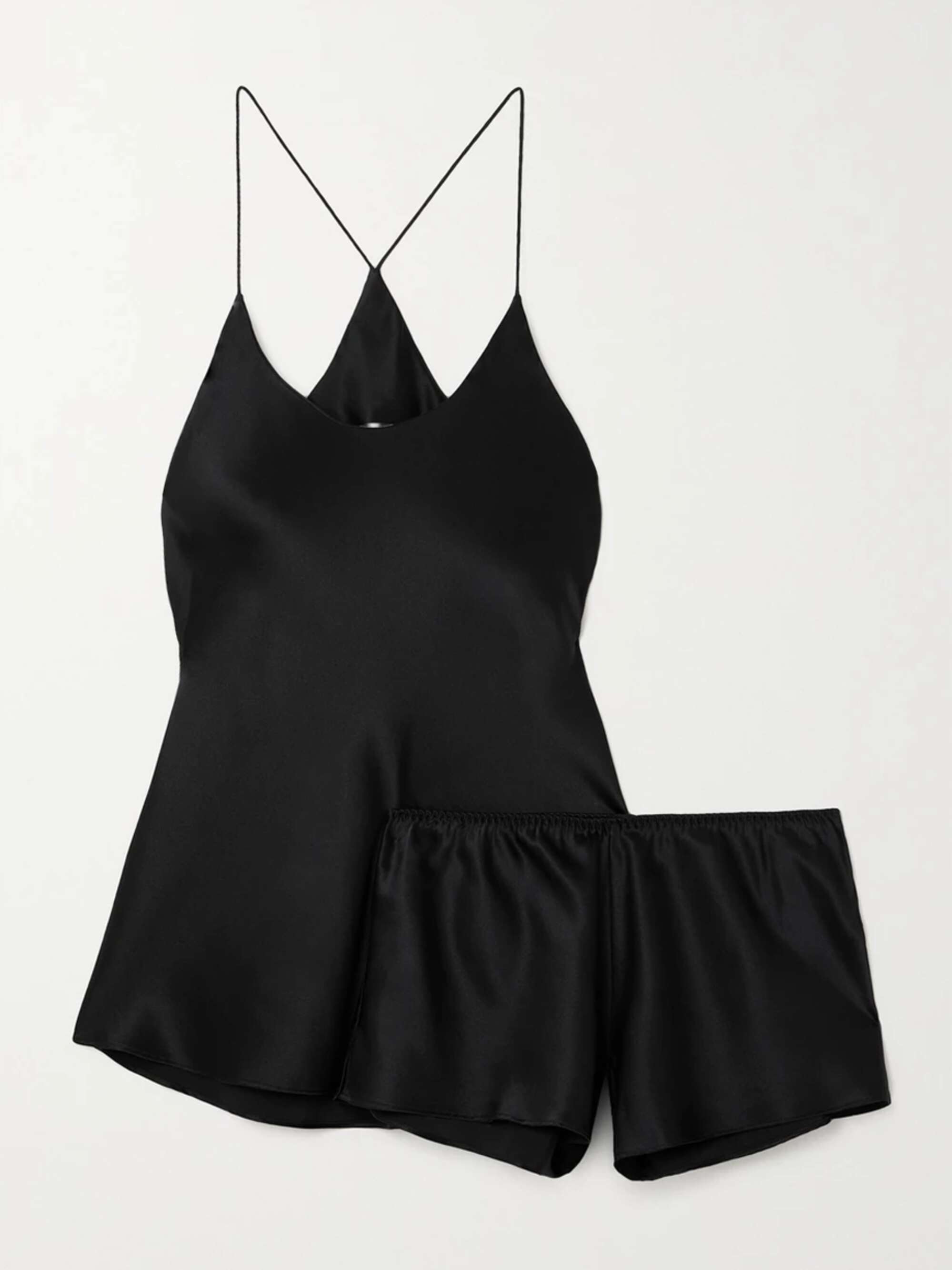 OLIVIA VON HALLE Bella silk-satin pajama set | NET-A-PORTER