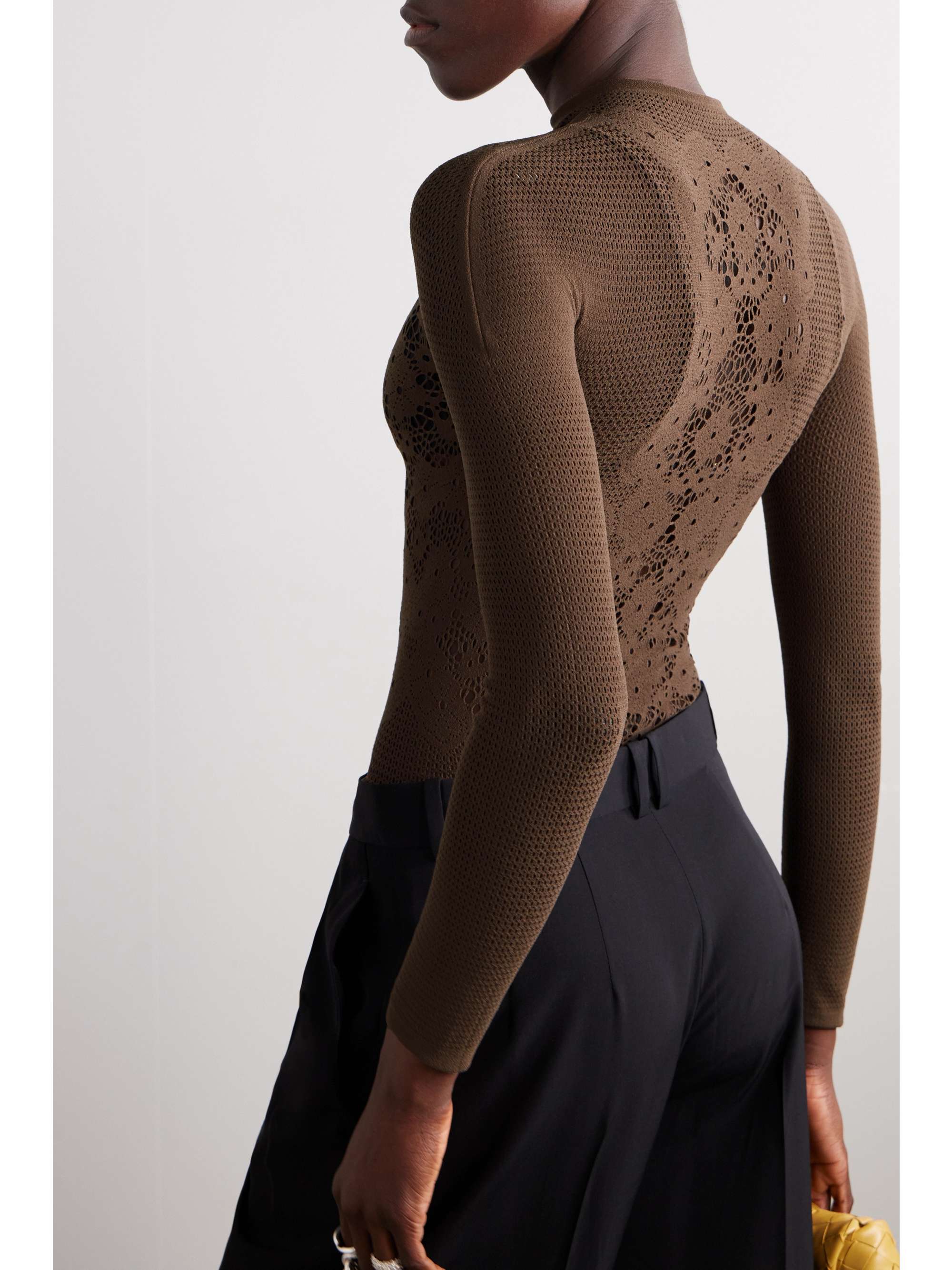 Wolford Net Sustain Floral Stretch Econyl® Bodysuit Net A Porter
