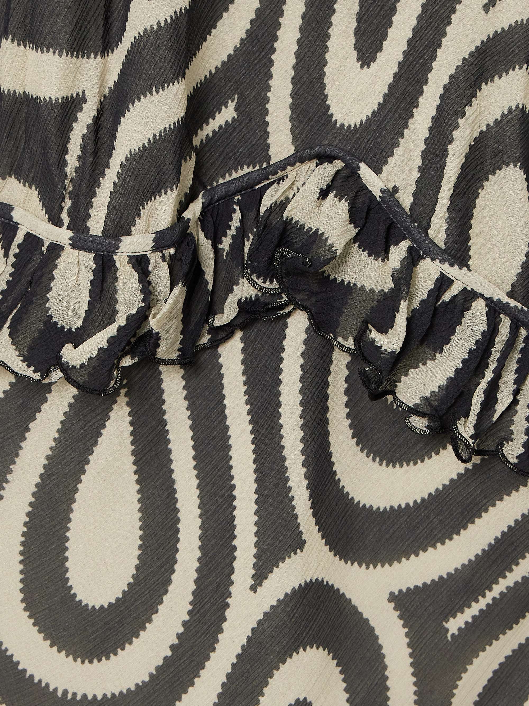 BODE Comber ruffled printed silk-chiffon maxi dress | NET-A-PORTER