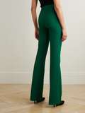 SAFIYAA Alexa stretch-crepe flared pants | NET-A-PORTER