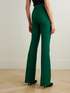 SAFIYAA Alexa stretch-crepe flared pants | NET-A-PORTER