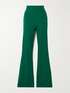 SAFIYAA Alexa stretch-crepe flared pants | NET-A-PORTER