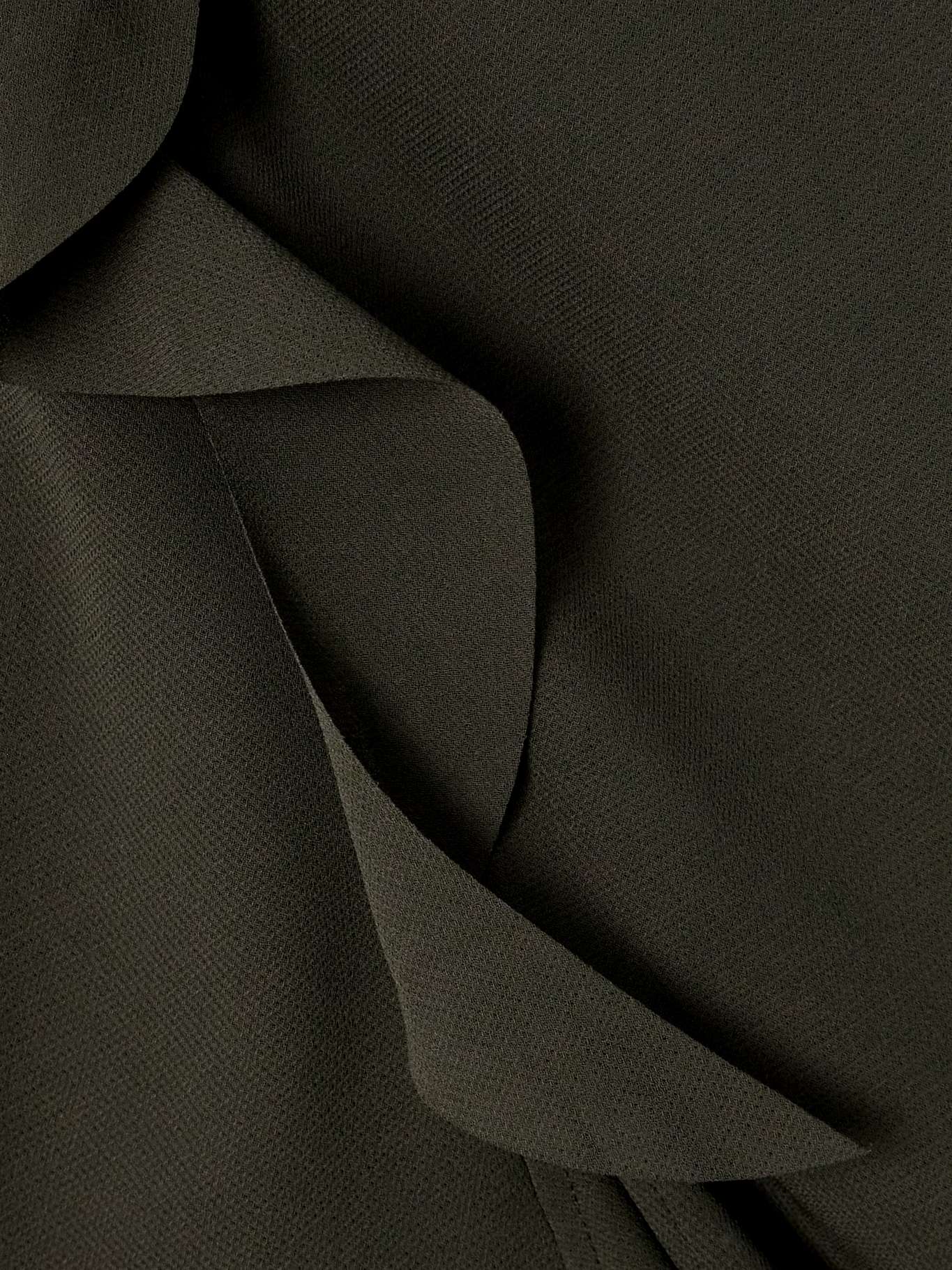 ACNE STUDIOS Open-back asymmetric draped ruffled crepe dress | NET-A-PORTER