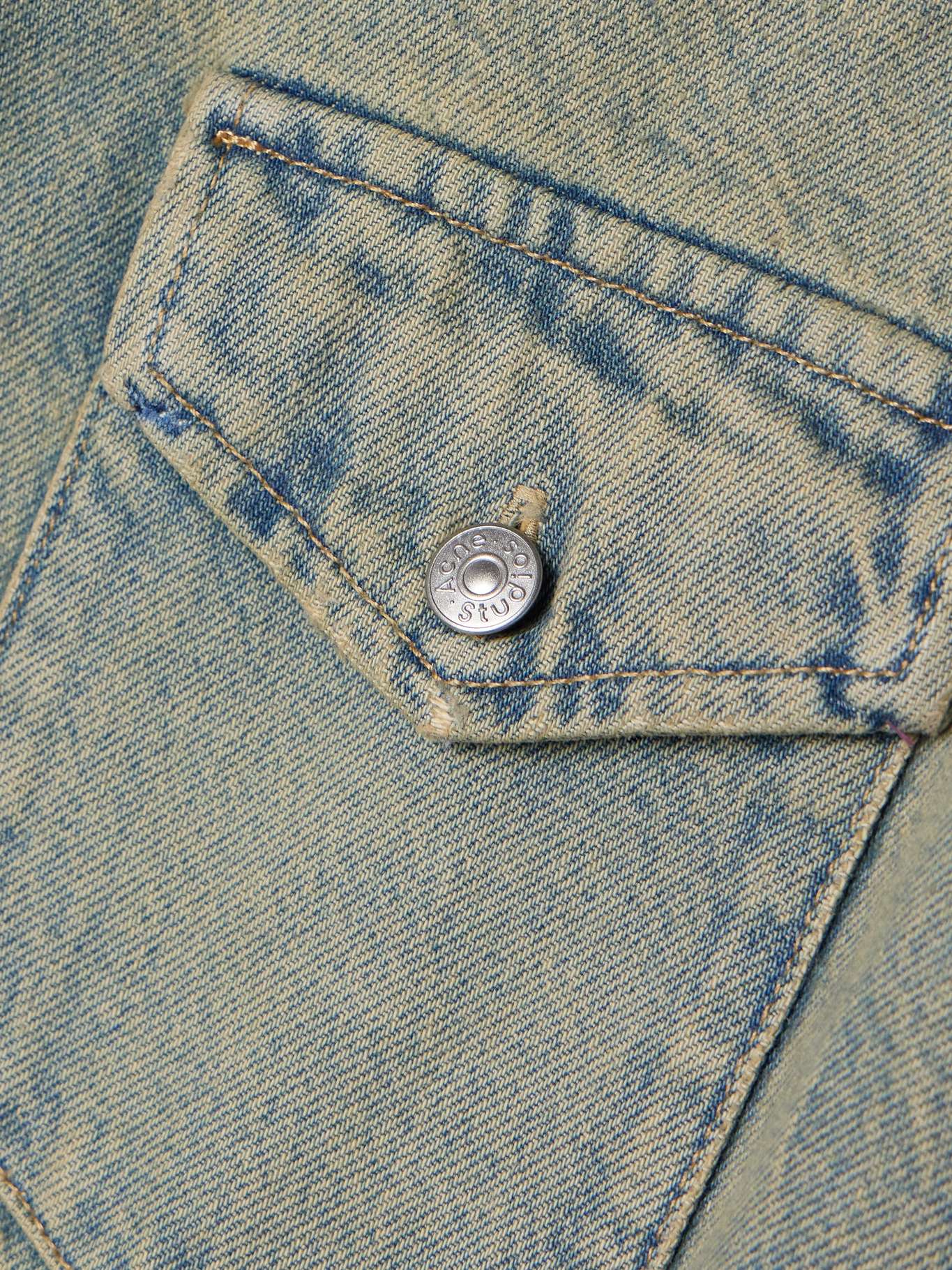 Blue Distressed denim shirt | ACNE STUDIOS | NET-A-PORTER