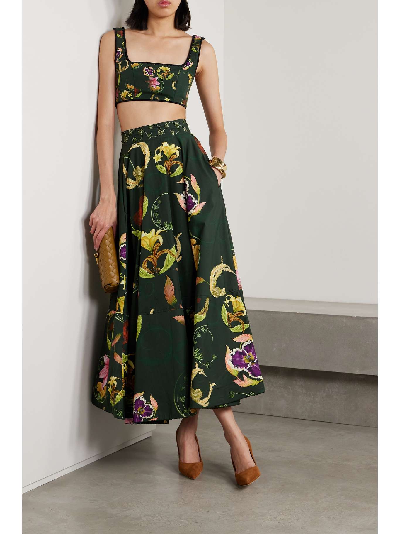 AGUA BY AGUA BENDITA + NET SUSTAIN Amanda Marina cropped embellished ...