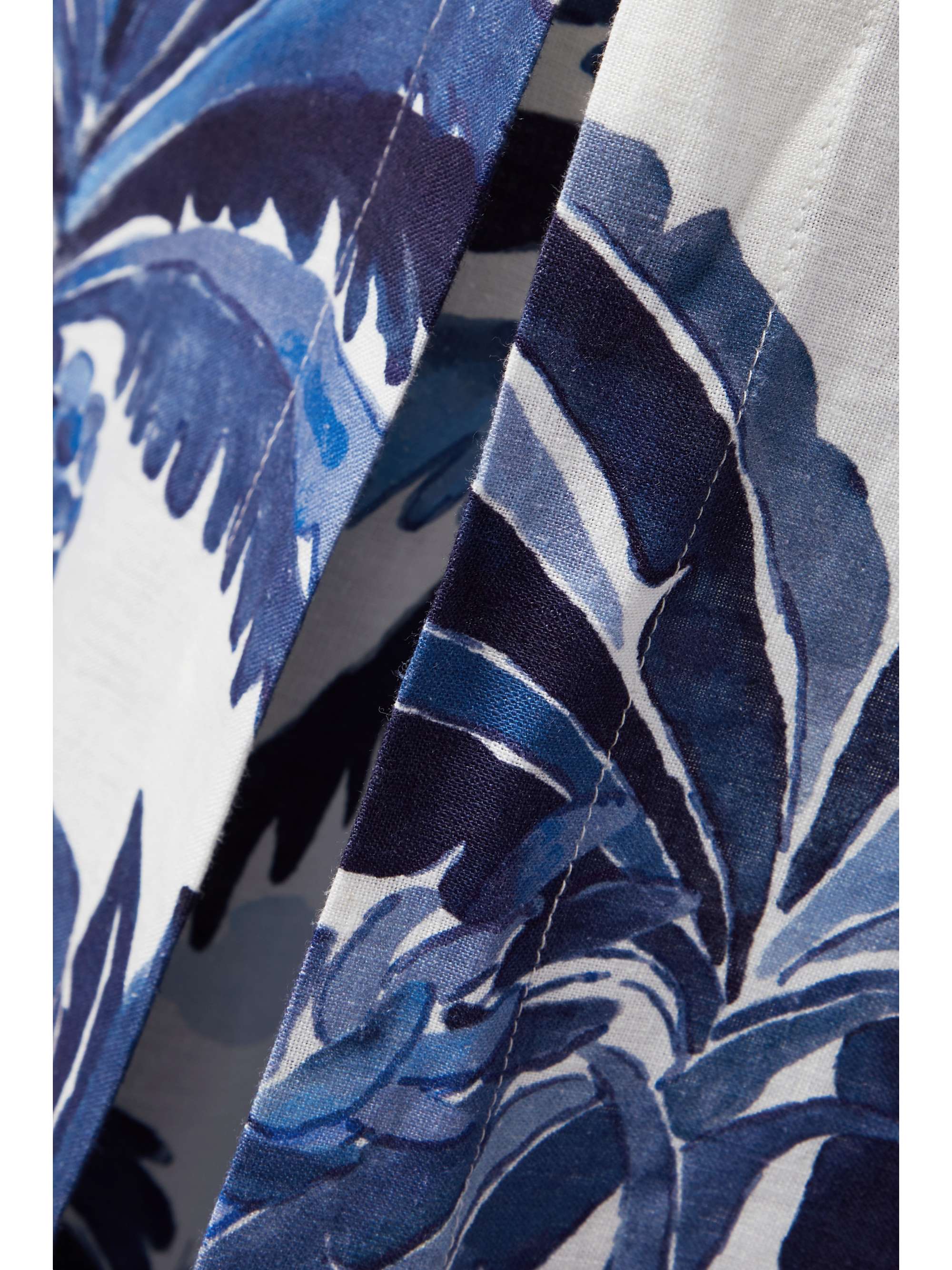 FARM RIO Convertible cropped printed linen-blend wide-leg pants | NET-A ...