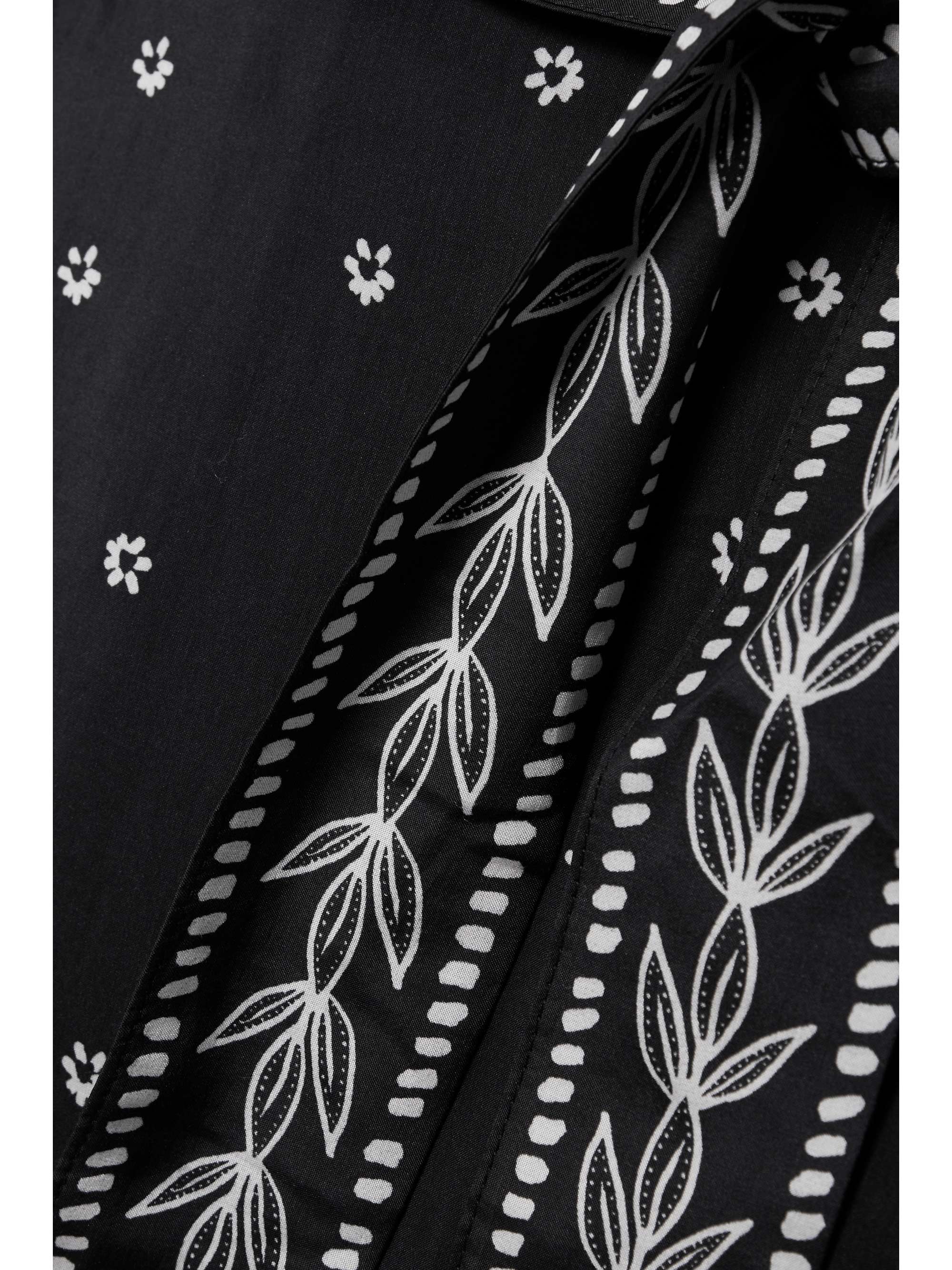 FARM RIO Belted printed cotton-blend maxi dress | NET-A-PORTER