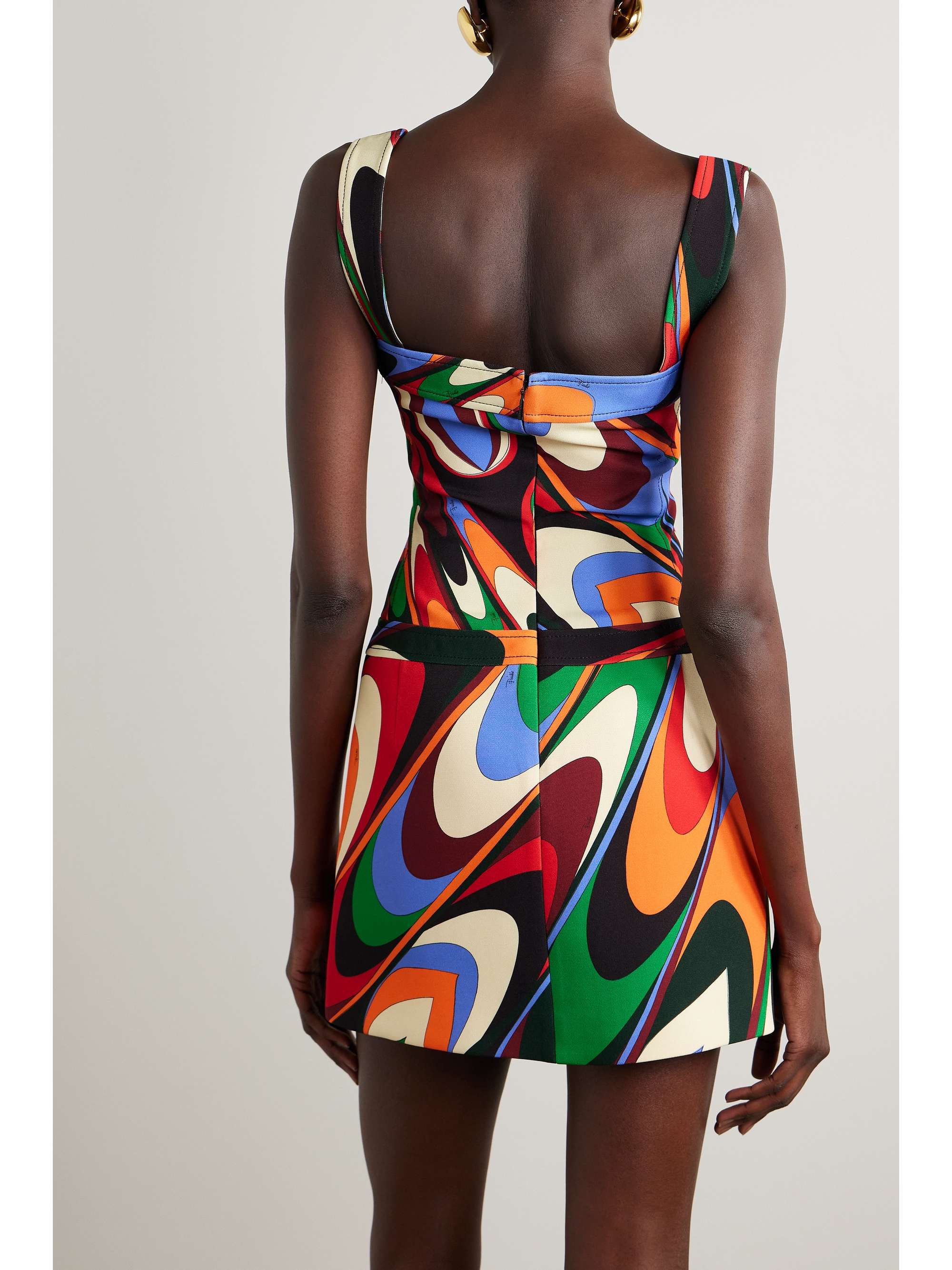 PUCCI Printed cady mini dress | NET-A-PORTER
