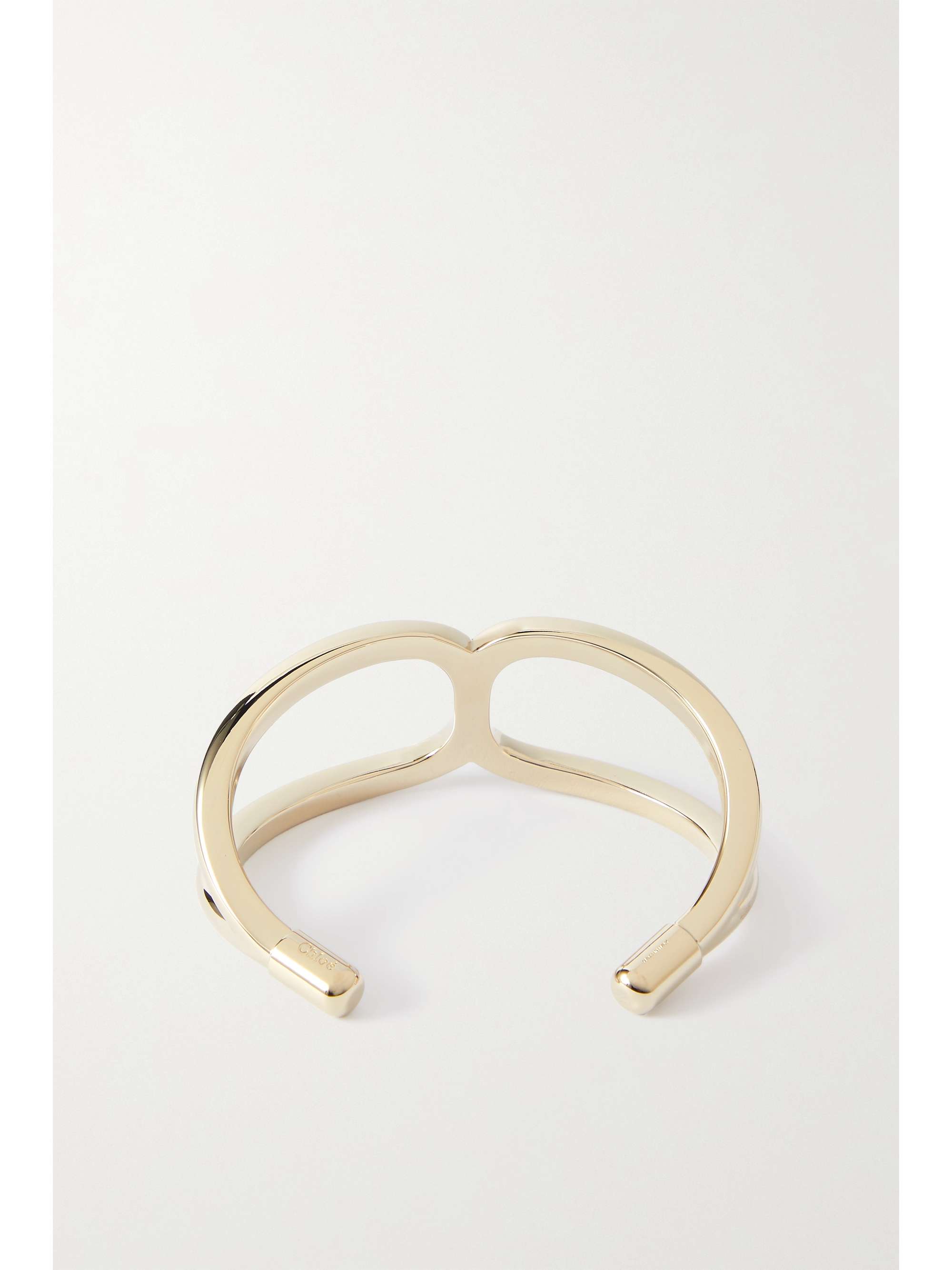 CHLOÉ Marcie gold-tone cuff | NET-A-PORTER