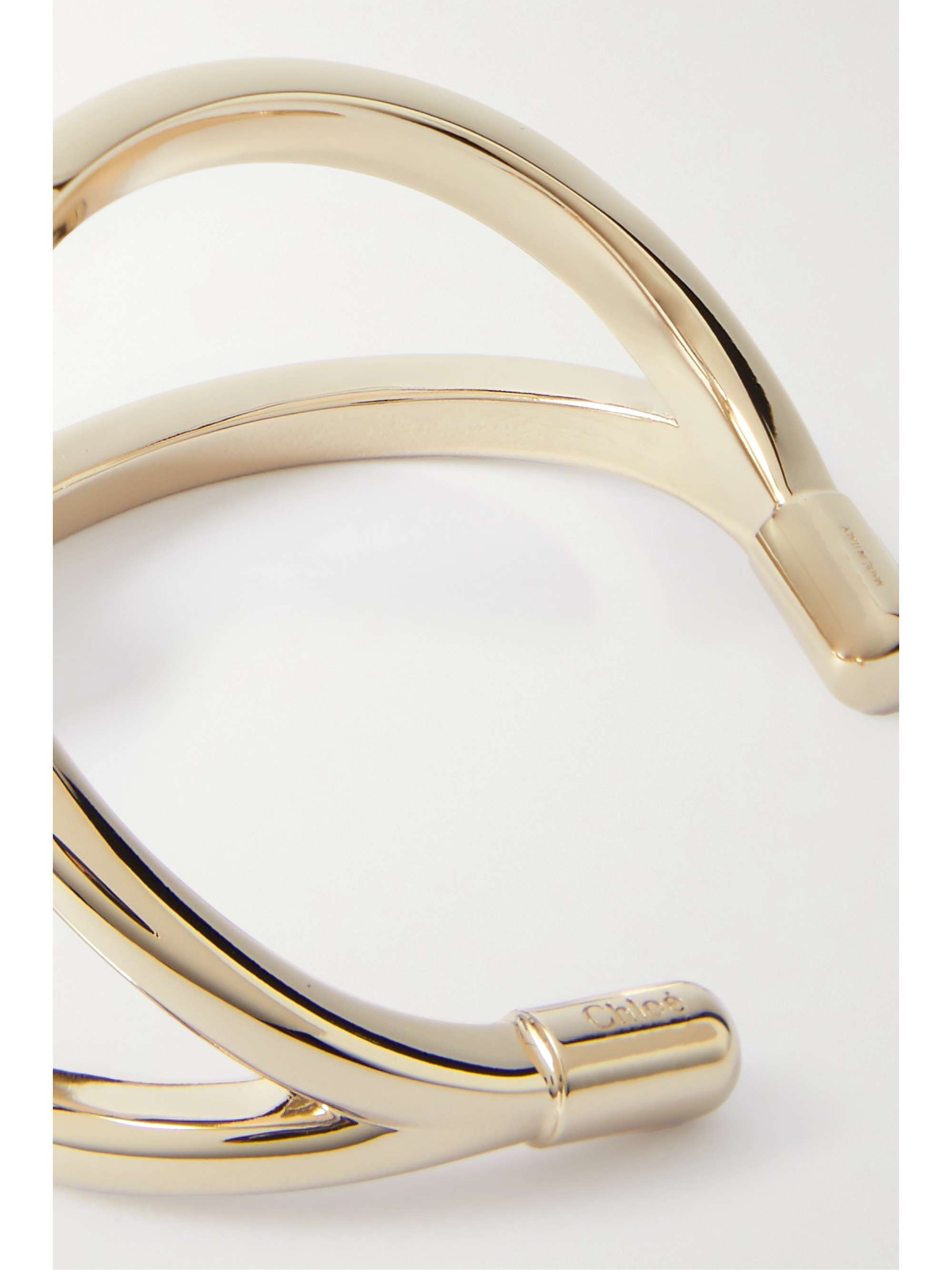 CHLOÉ Marcie gold-tone cuff | NET-A-PORTER