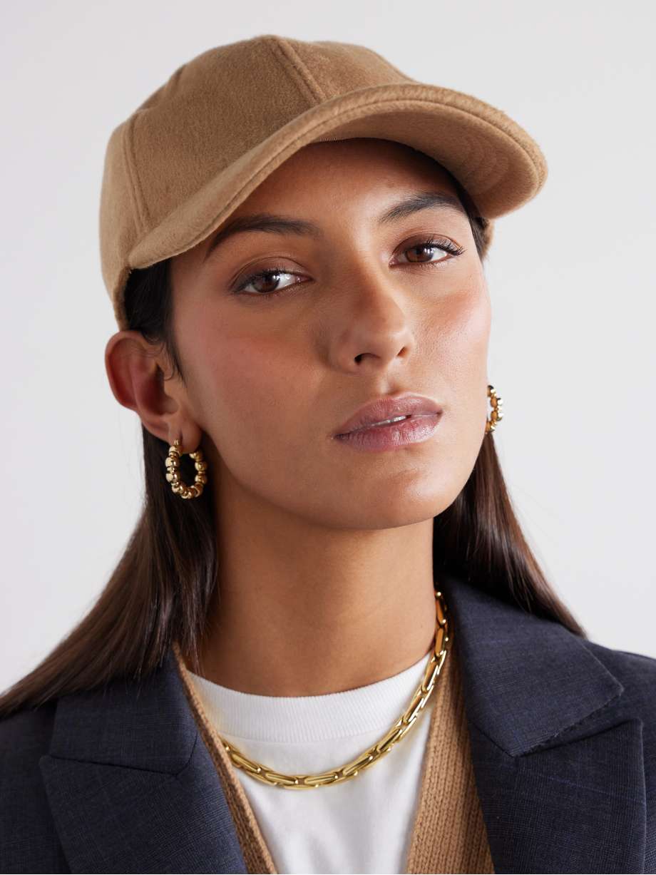 TOTEME Doublé wool and cashmere-blend baseball cap | NET-A-PORTER