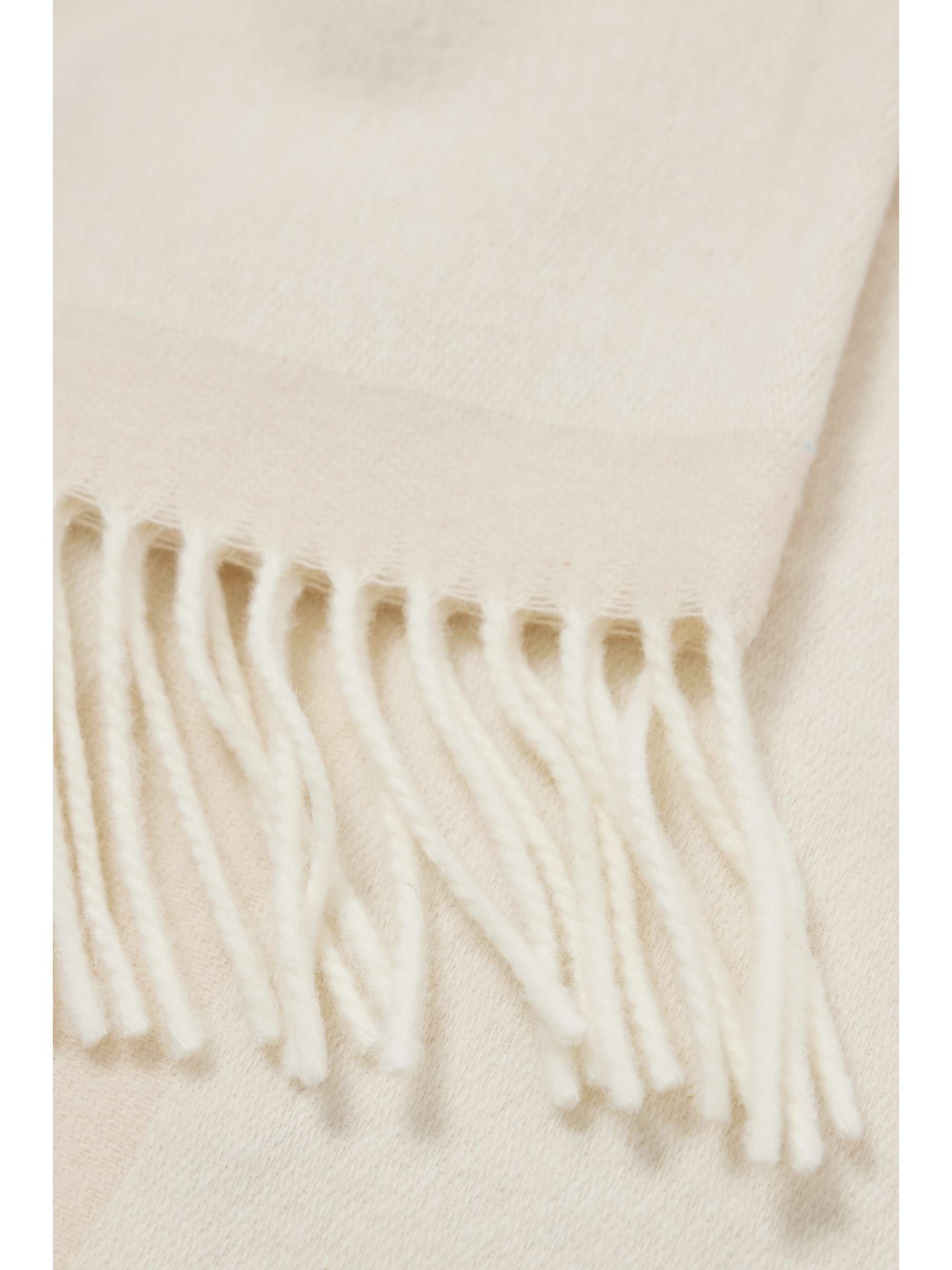 TOTEME Fringed wool-jacquard scarf | NET-A-PORTER