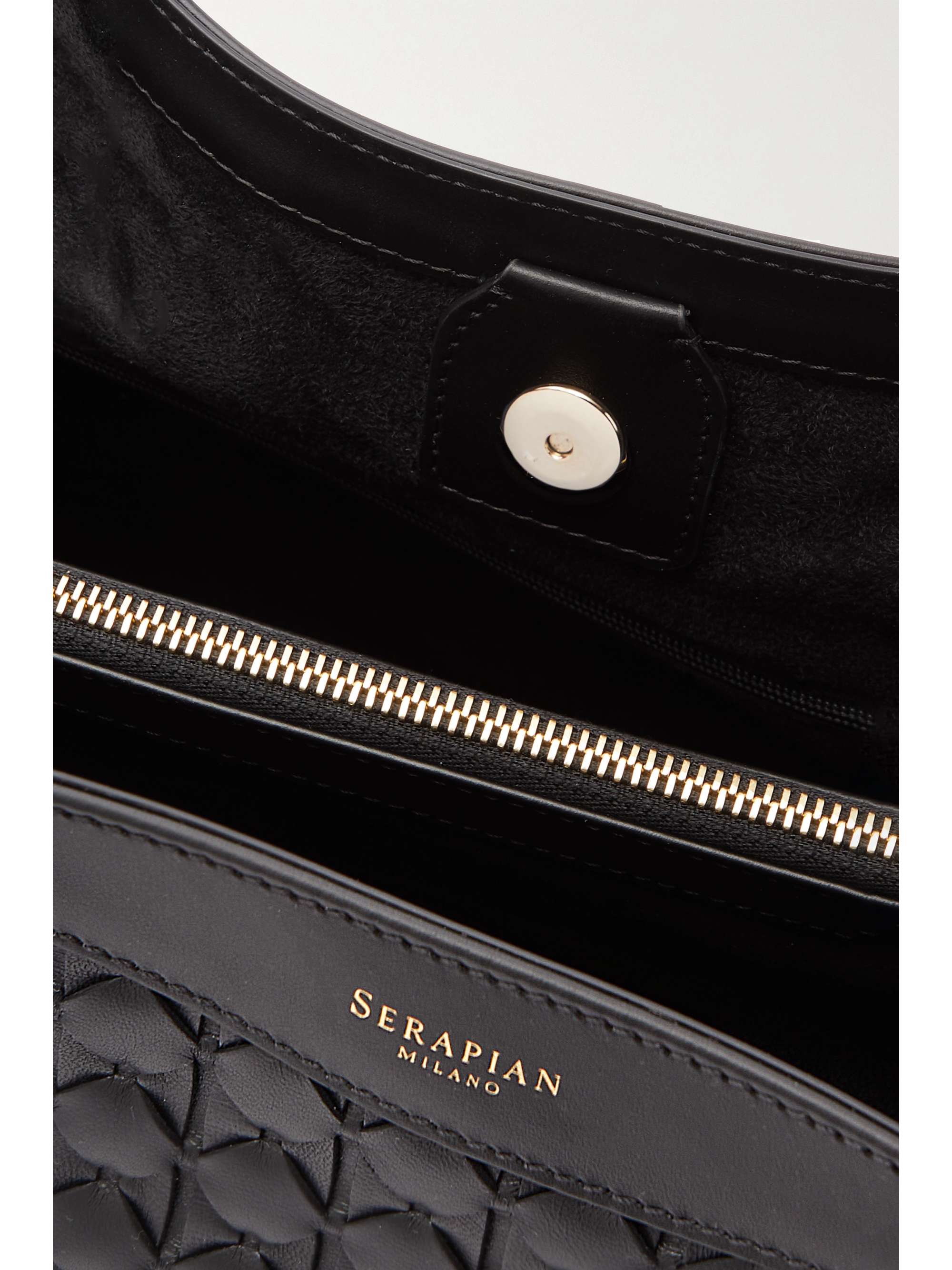 SERAPIAN Secret small woven leather tote | NET-A-PORTER