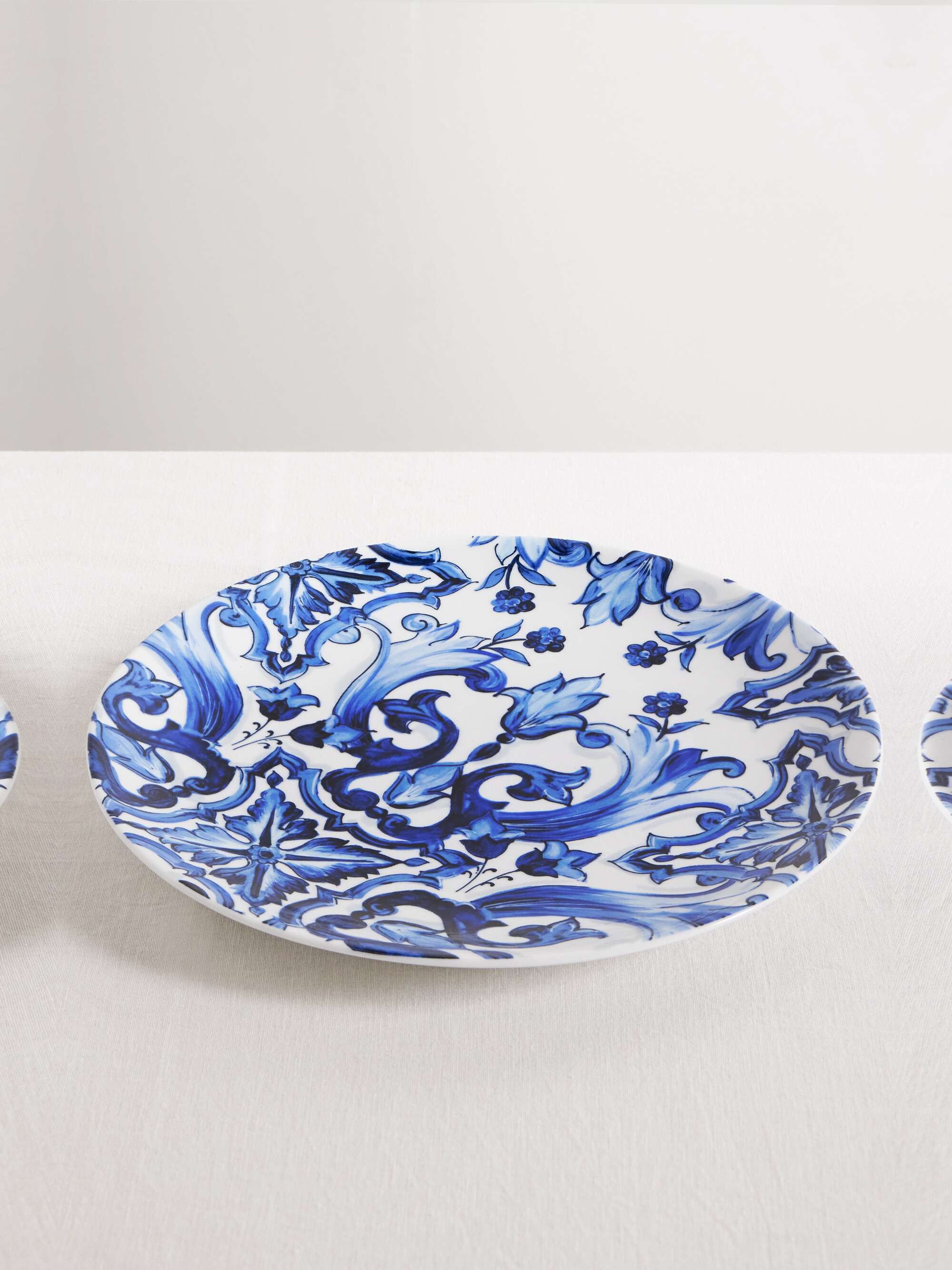 DOLCE&GABBANA 31cm painted porcelain charger plate | NET-A-PORTER
