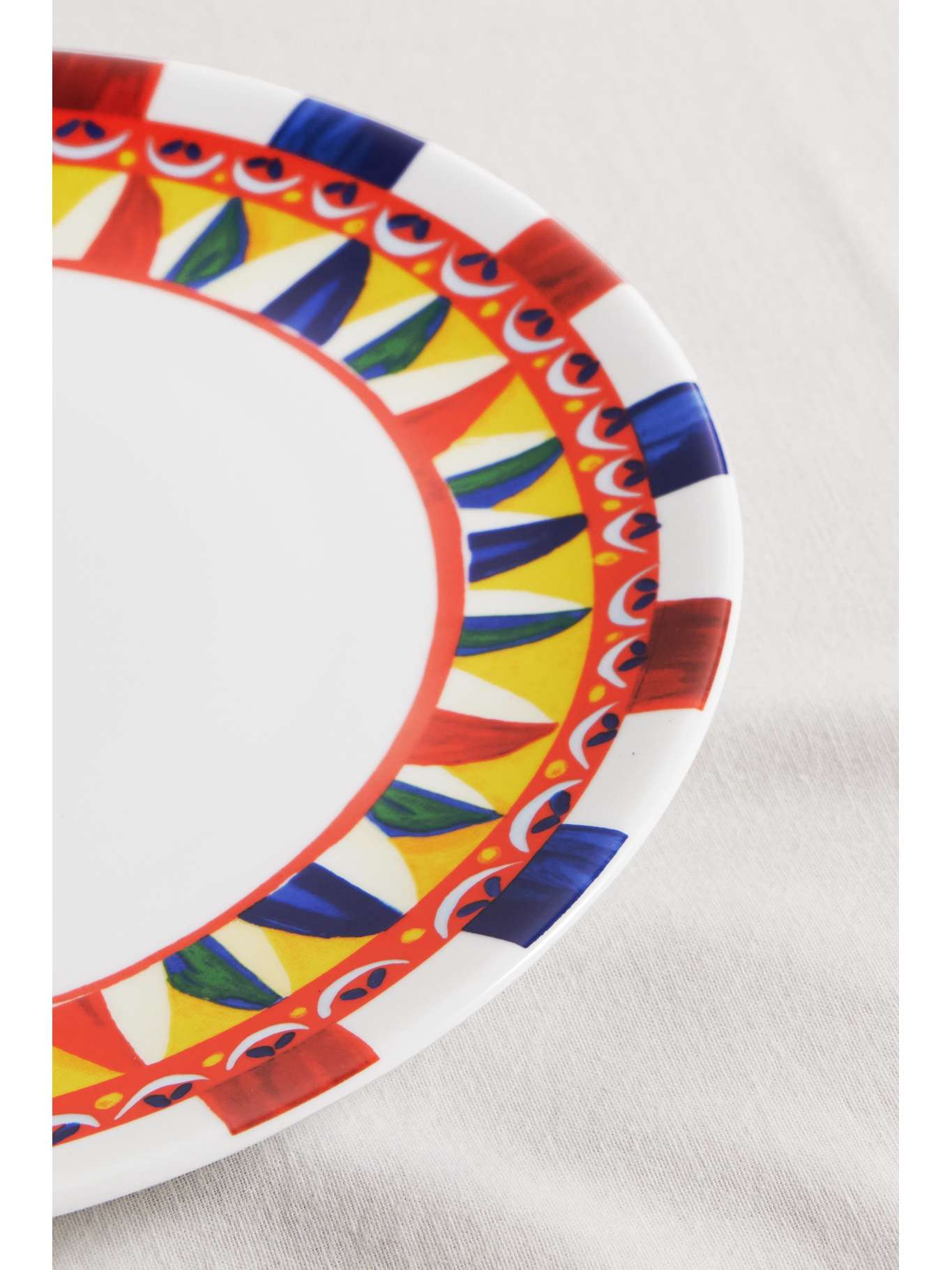 DOLCE&GABBANA Painted porcelain charger plate | NET-A-PORTER