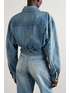SAINT LAURENT Cropped denim jacket | NET-A-PORTER