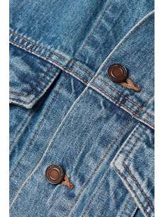 SAINT LAURENT Cropped denim jacket | NET-A-PORTER