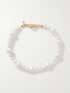 MARTHA CALVO Lottie gold-tone pearl bracelet | NET-A-PORTER
