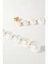 White Bombshell gold-plated pearl earrings | ANISSA KERMICHE | NET-A-PORTER