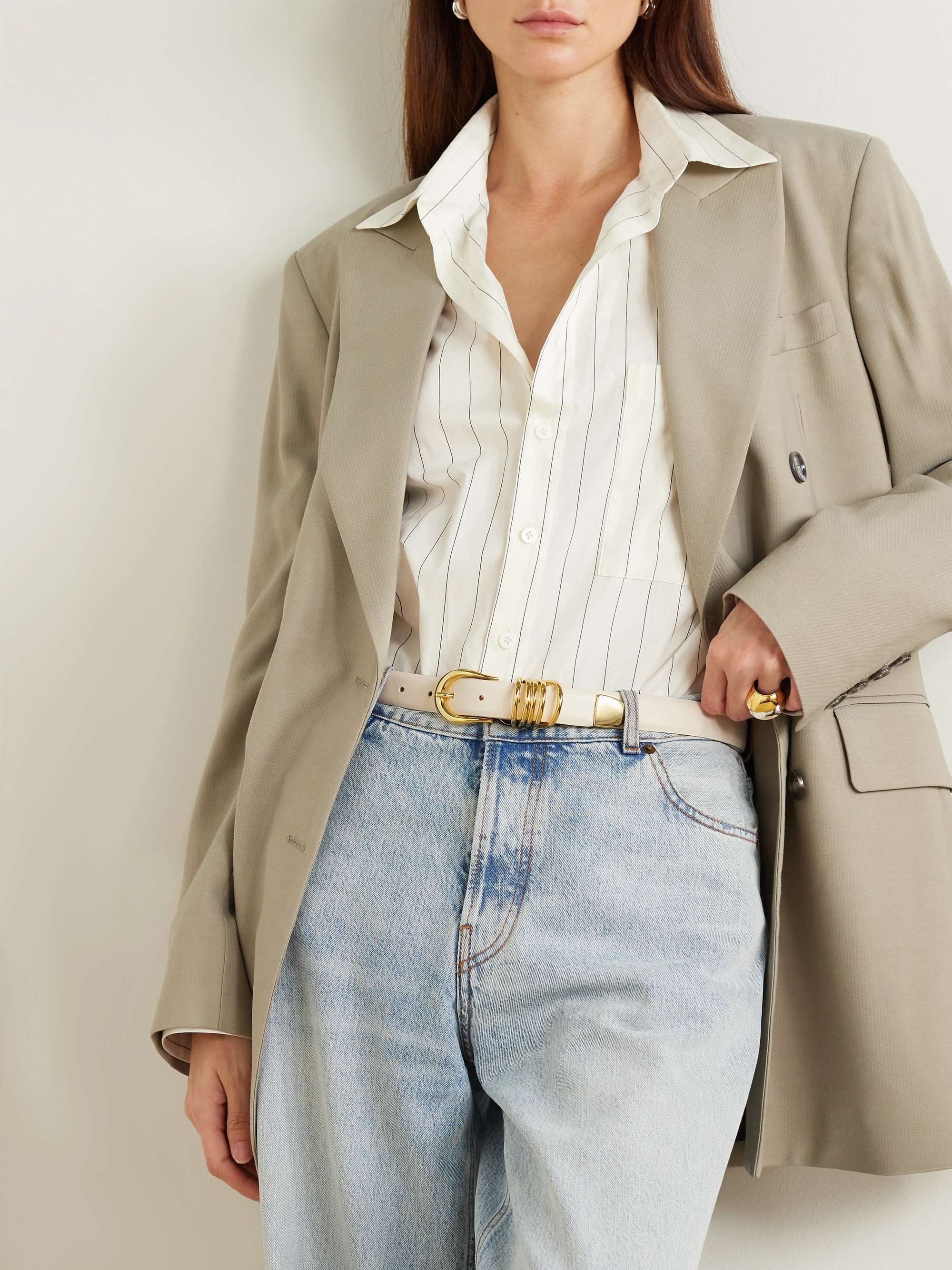 DÉHANCHE Hollyhock leather belt | NET-A-PORTER