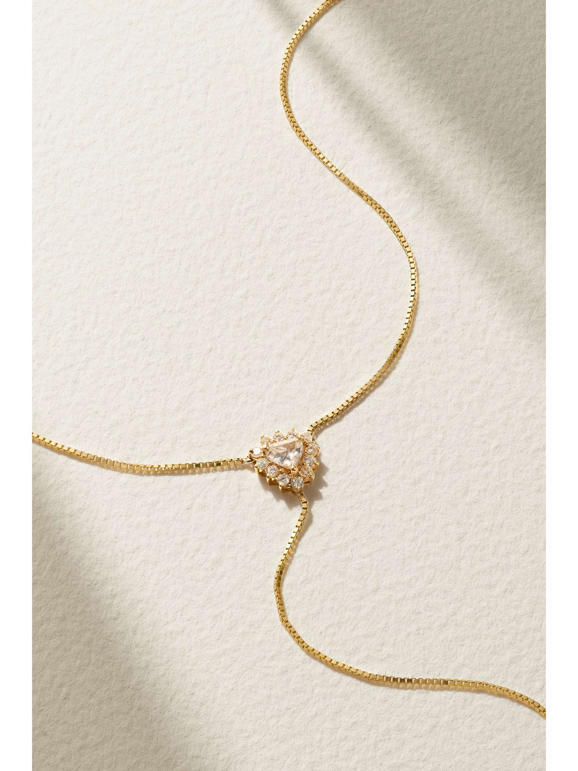 OFIRA 18-karat gold diamond body chain | NET-A-PORTER