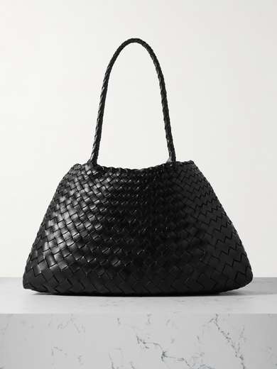 DRAGON DIFFUSION Santa Croce Big woven leather tote | NET-A-PORTER