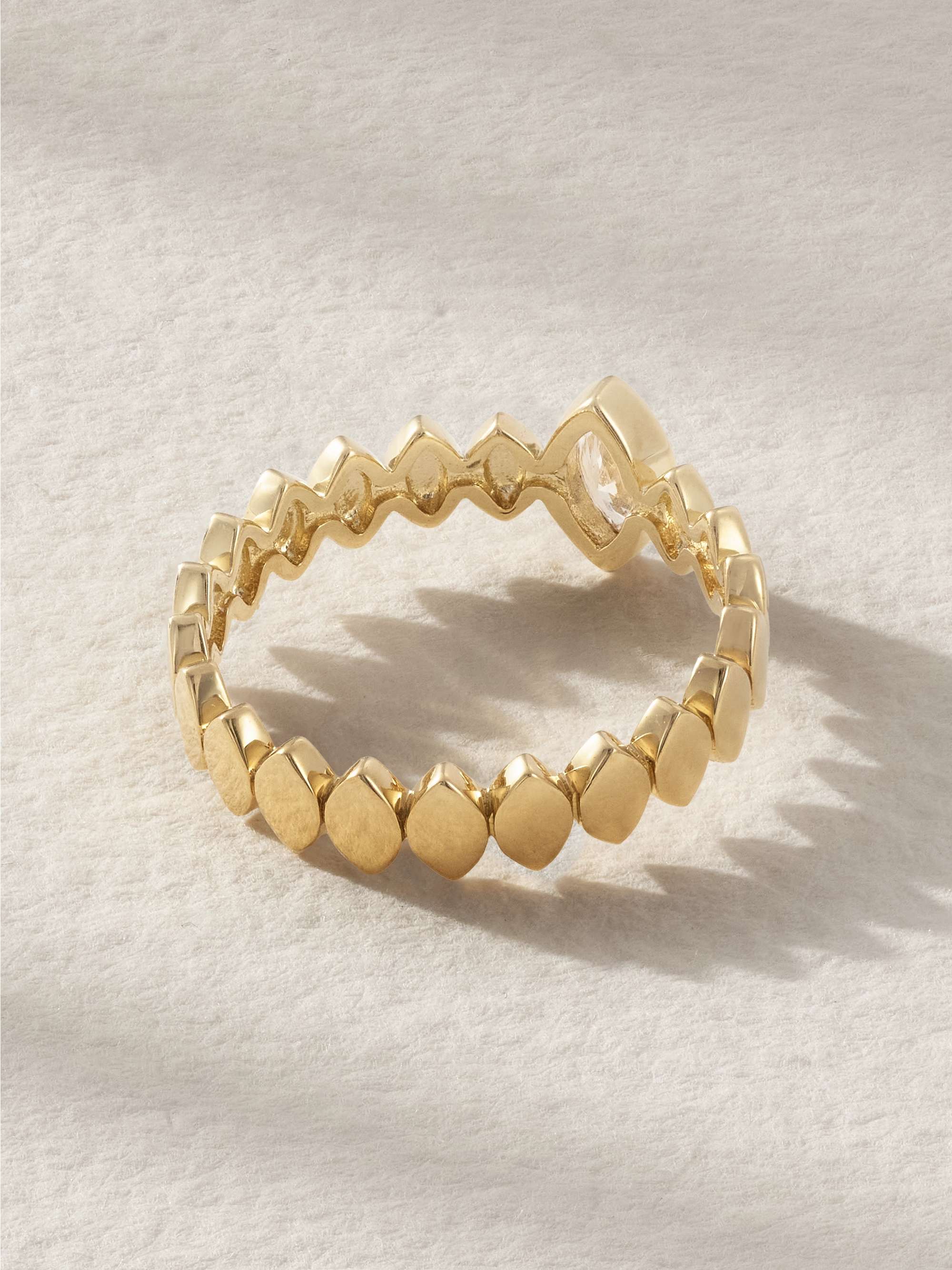 SYDNEY EVAN Eye 14-karat gold diamond ring | NET-A-PORTER