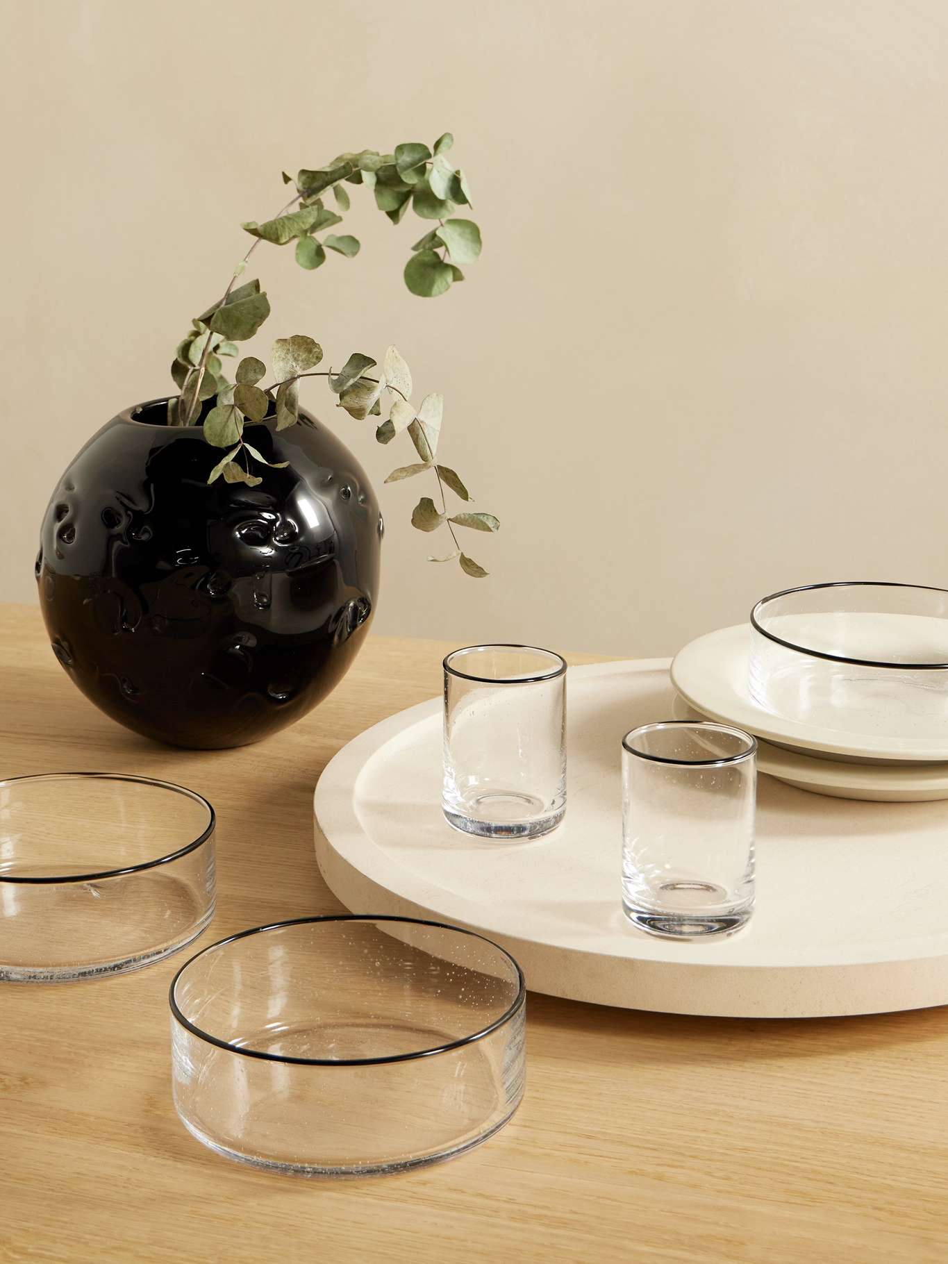 LOUISE ROE + Sophia Roe S.R. Collection set of four glass trays | NET-A ...