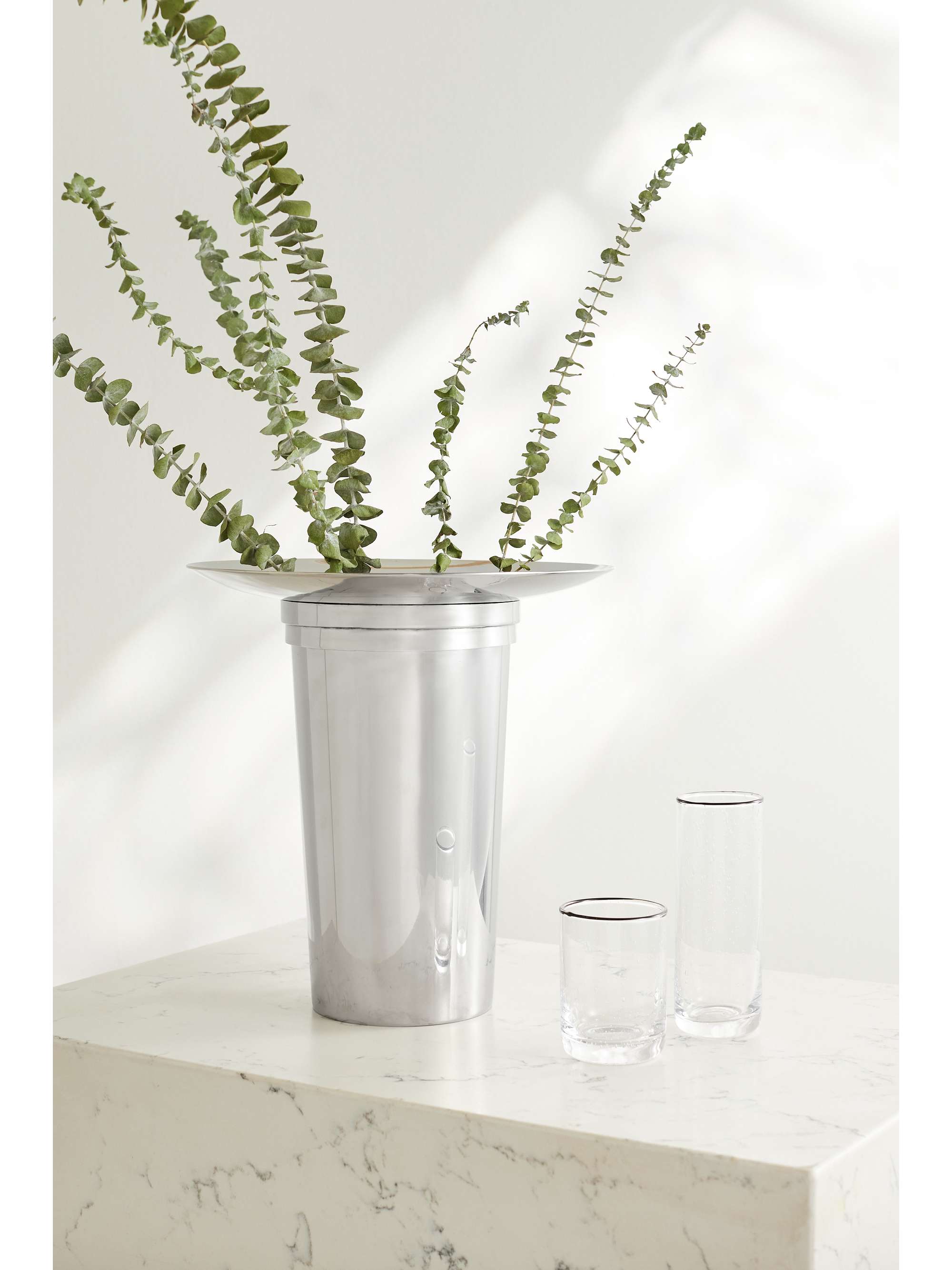 LOUISE ROE Fountain 1 stainless steel vase | NET-A-PORTER