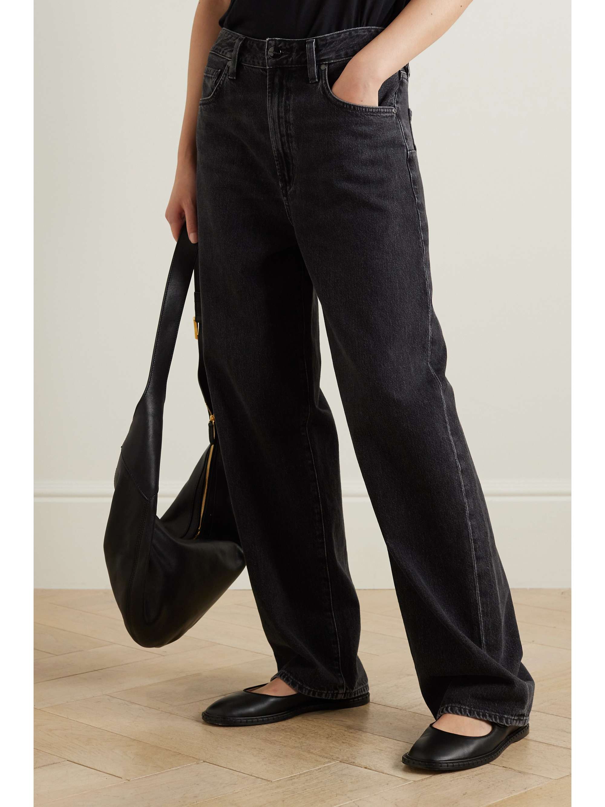 GOLDSIGN The Witkin high-rise straight-leg jeans | NET-A-PORTER