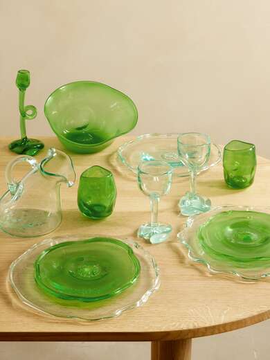 COMPLETEDWORKS 17-piece glass dinner set | NET-A-PORTER