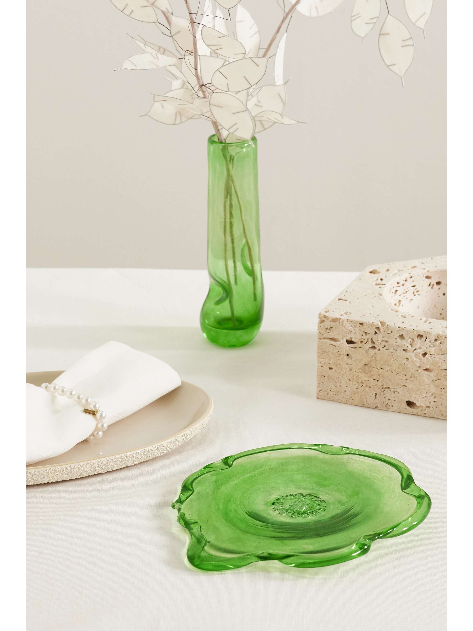 COMPLETEDWORKS Thaw recycled-glass side plate | NET-A-PORTER