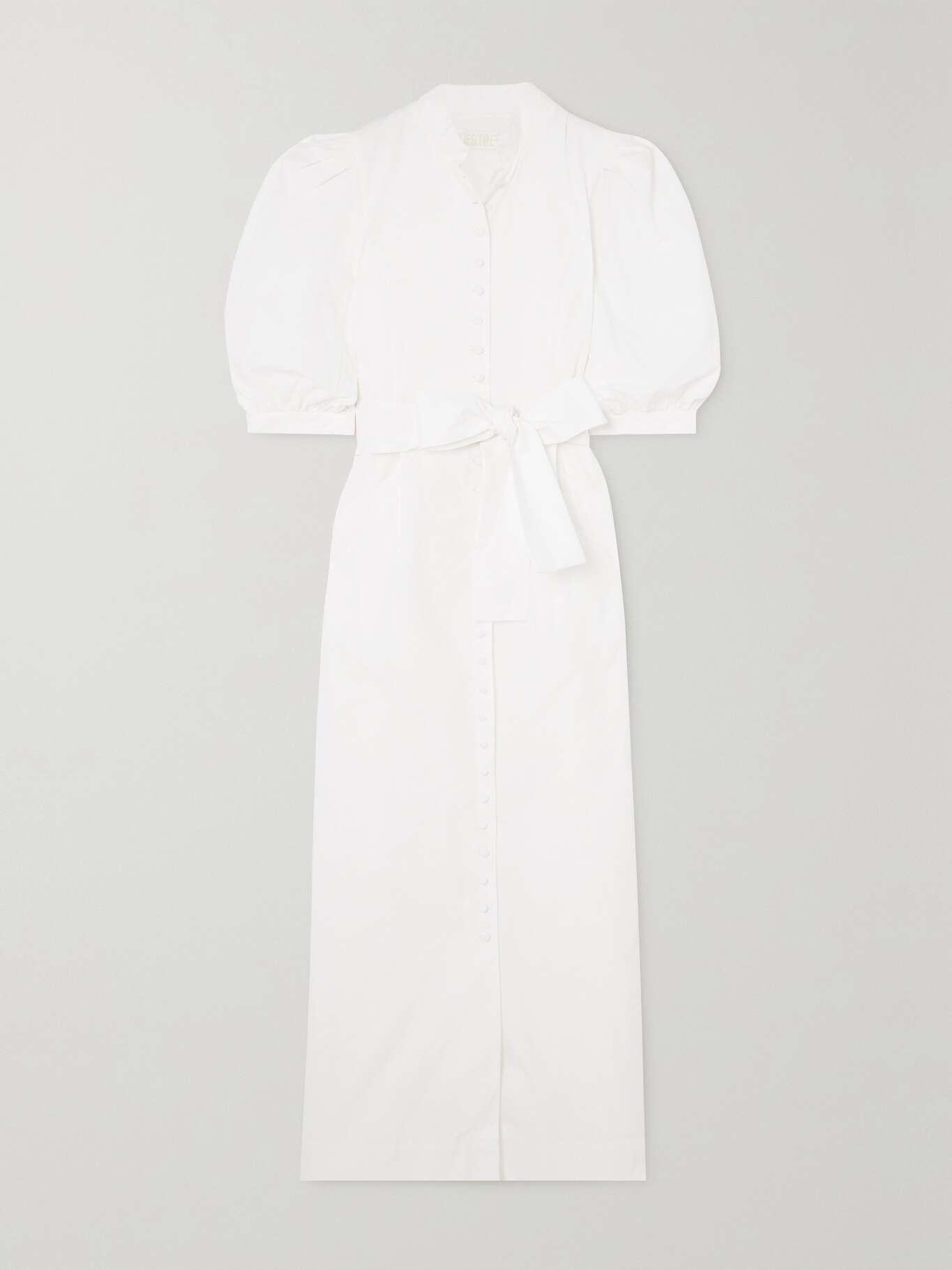 DESTREE Amoako belted cotton-poplin maxi dress | NET-A-PORTER