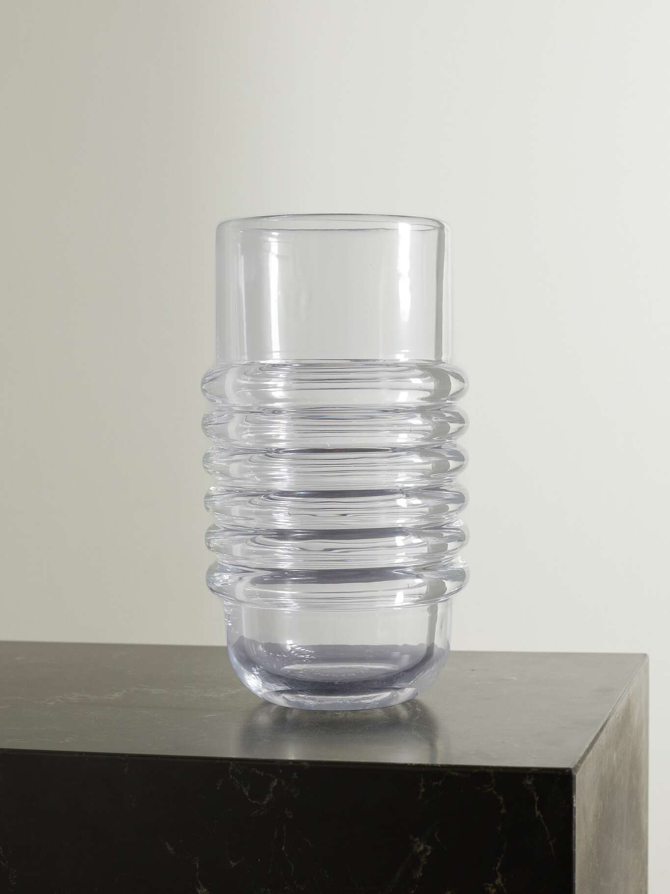 TOM DIXON Press large fluted glass vase | NET-A-PORTER
