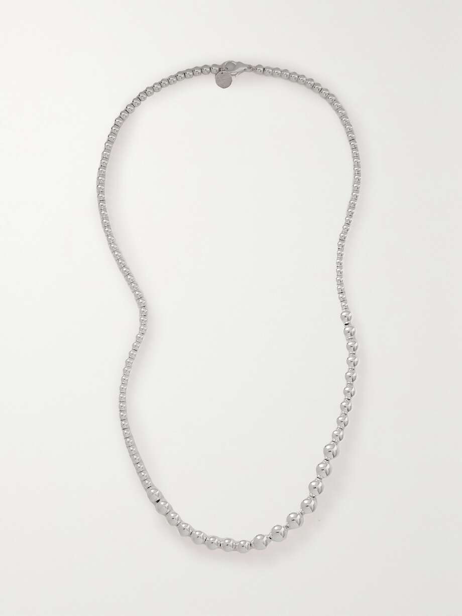LIÉ STUDIO The Olivia silver necklace | NET-A-PORTER