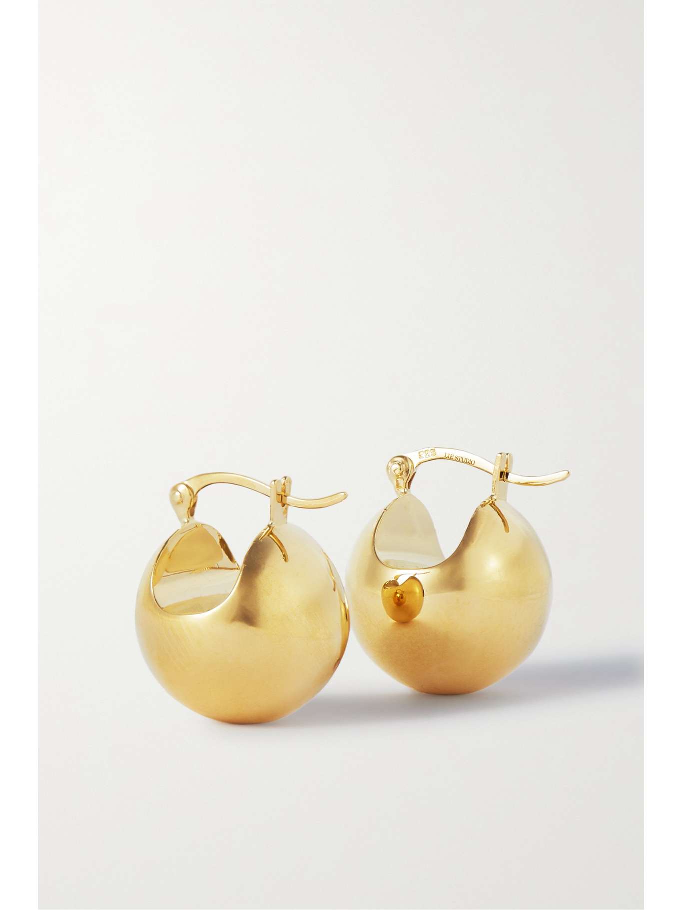 LIÉ STUDIO The Ingrid gold-plated earrings | NET-A-PORTER