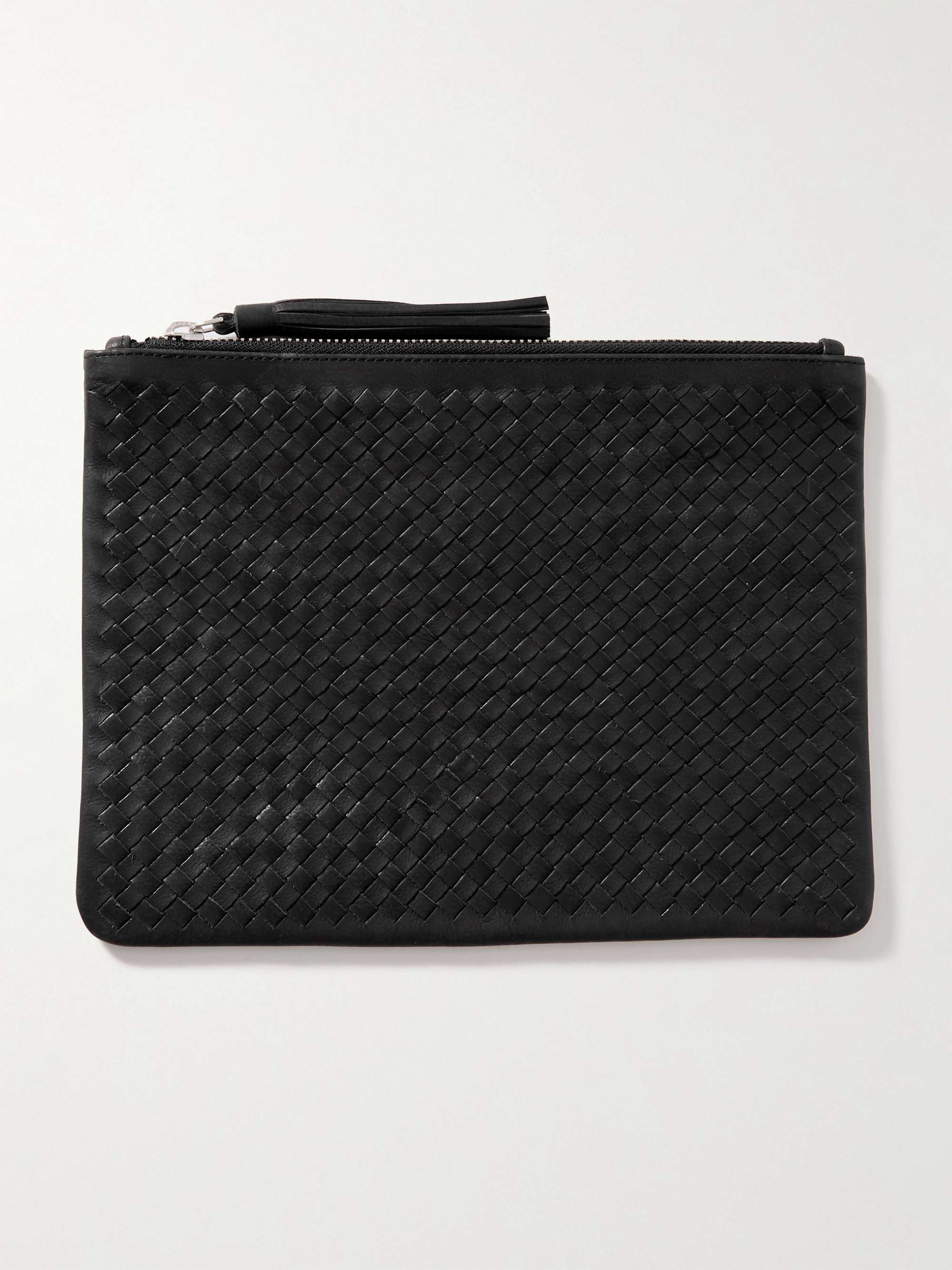 DRAGON DIFFUSION Woven leather pouch | NET-A-PORTER