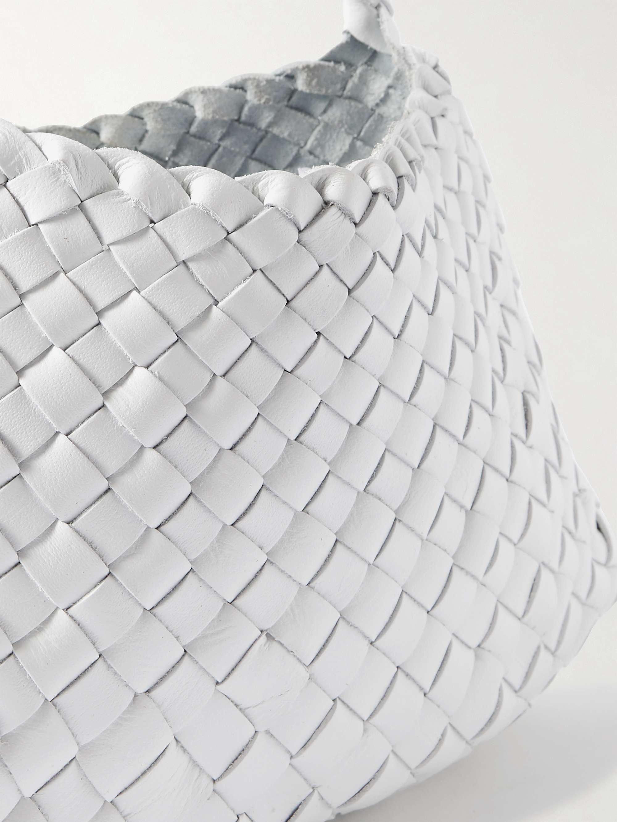 DRAGON DIFFUSION Rosanna mini woven leather tote | NET-A-PORTER